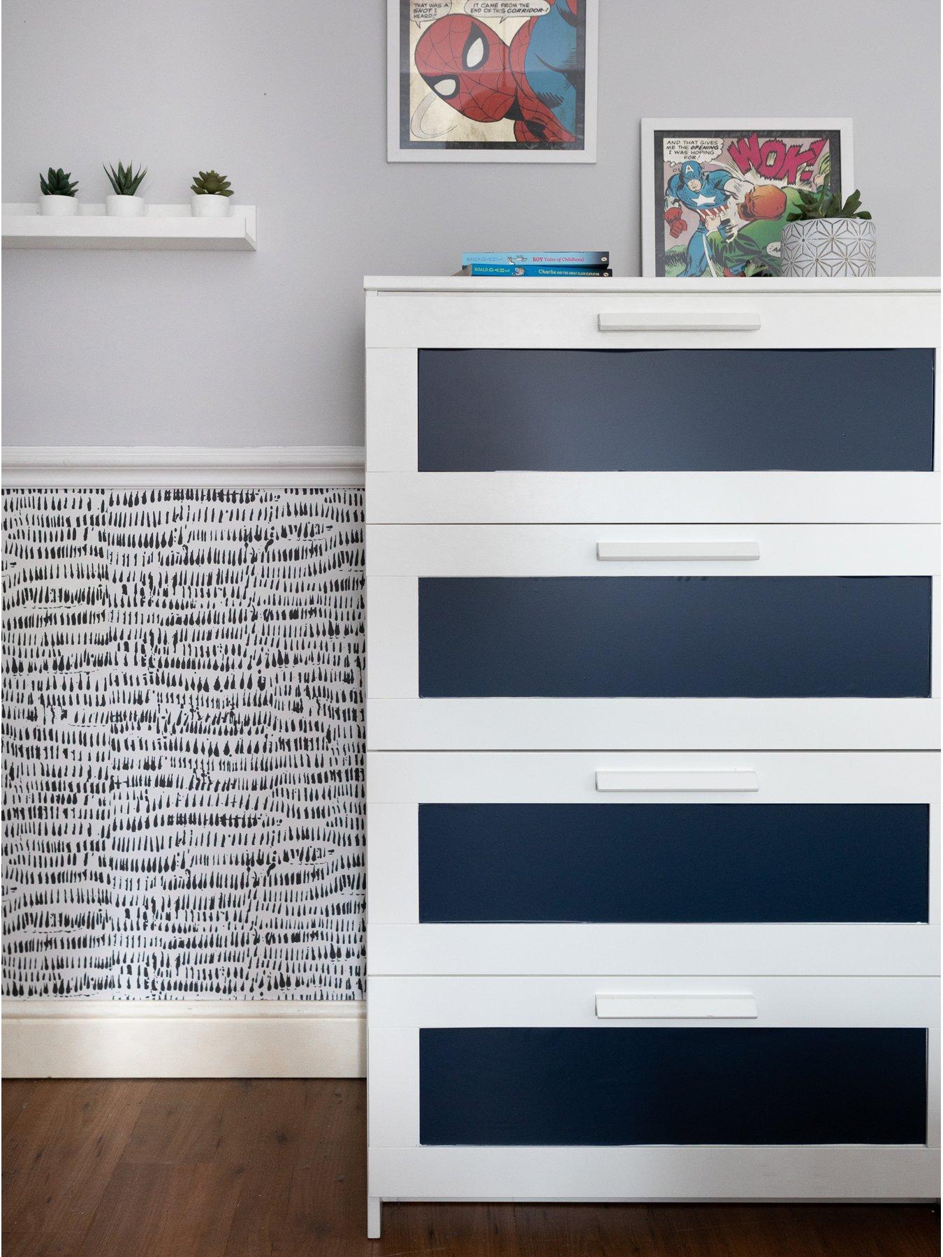 D-C-Fix Matt Midnight Navy Self-Adhesive Vinyl Wrap Film – 67.5 cm x 2 ...