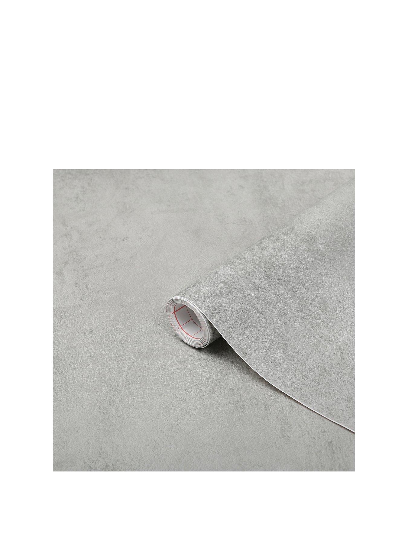 D-C-Fix Concrete Grey Self Adhesive Vinyl Wrap Film - 67.5cm x 15m | Very