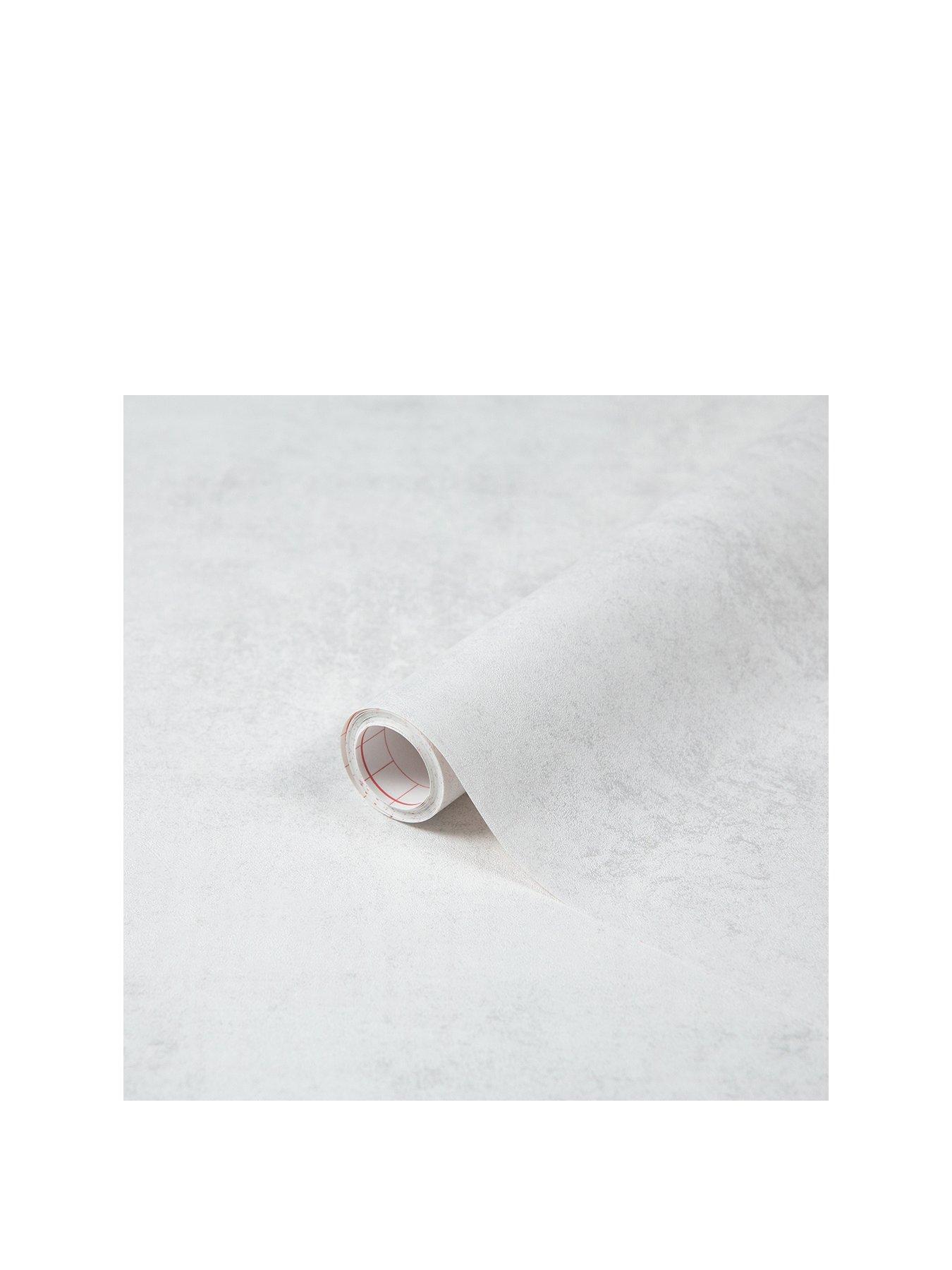 D-C-Fix Concrete White Self Adhesive Vinyl Wrap Film - 67.5cm x 2m | Very