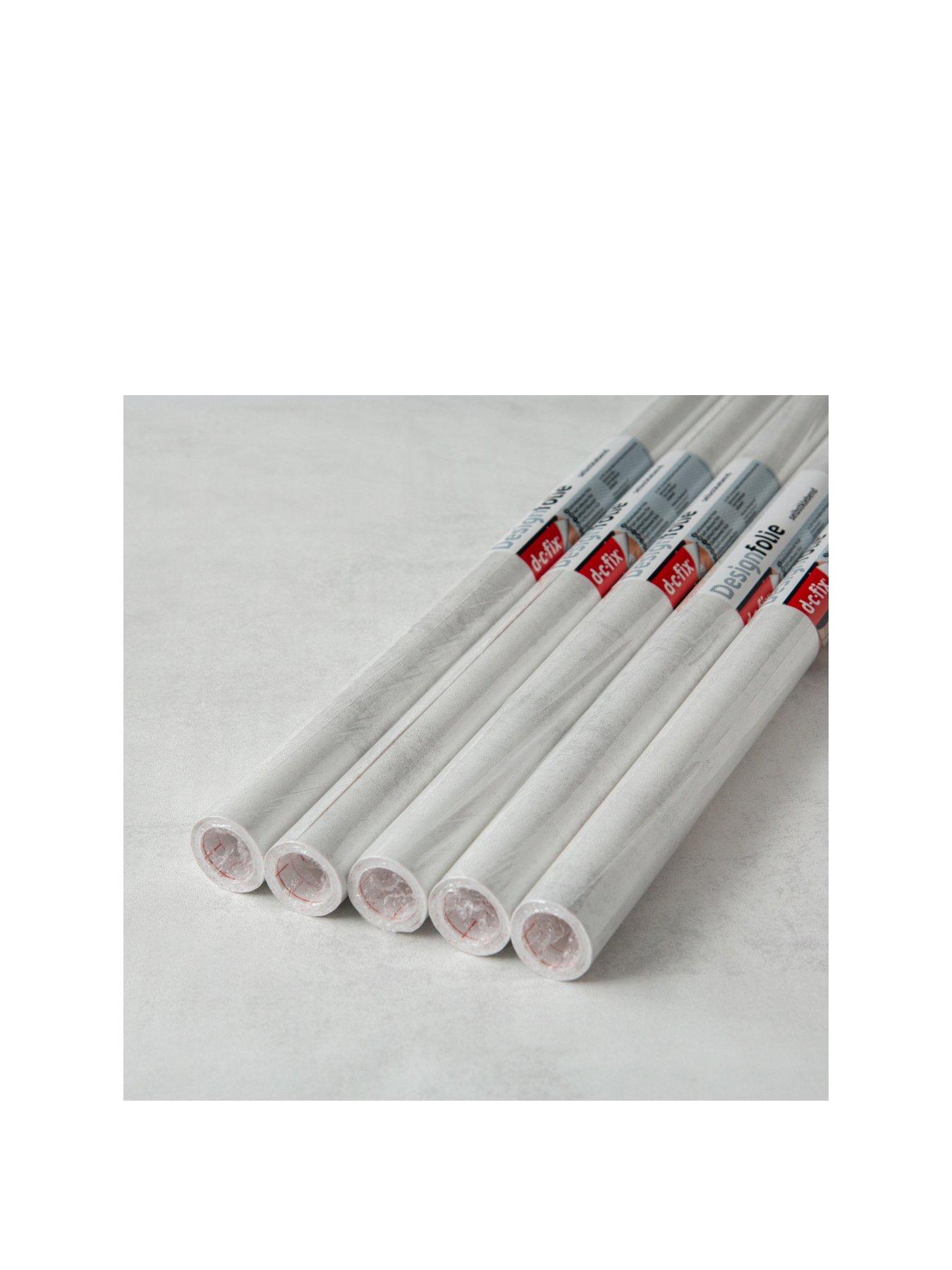 D-C-Fix Concrete White Self Adhesive Vinyl Wrap Film - 67.5cm x 2m (5 ...