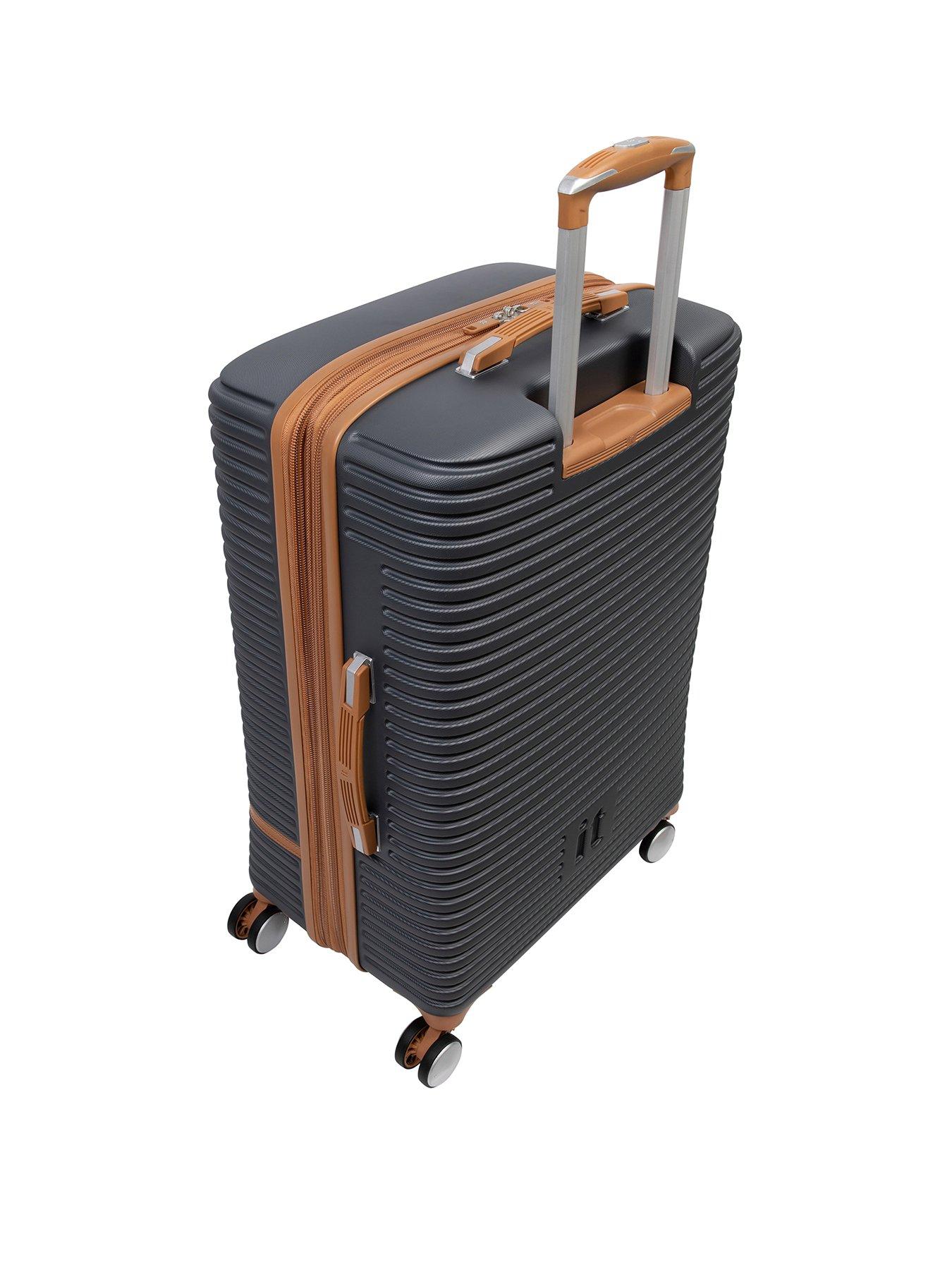 it Luggage Replicating Cabin Charcoal Expandable Suitcase Set | very.co.uk