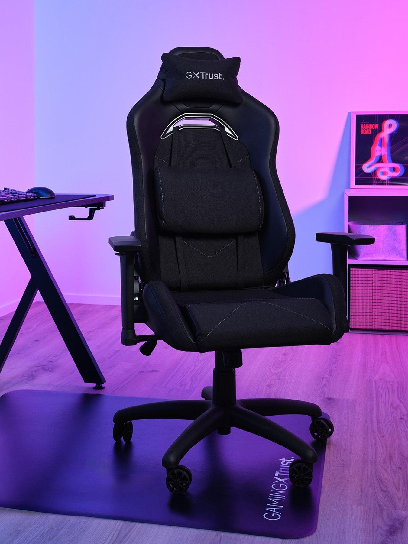 Trust GXT 714 Ruya Adjustable PC Gaming Chair - Black | Very