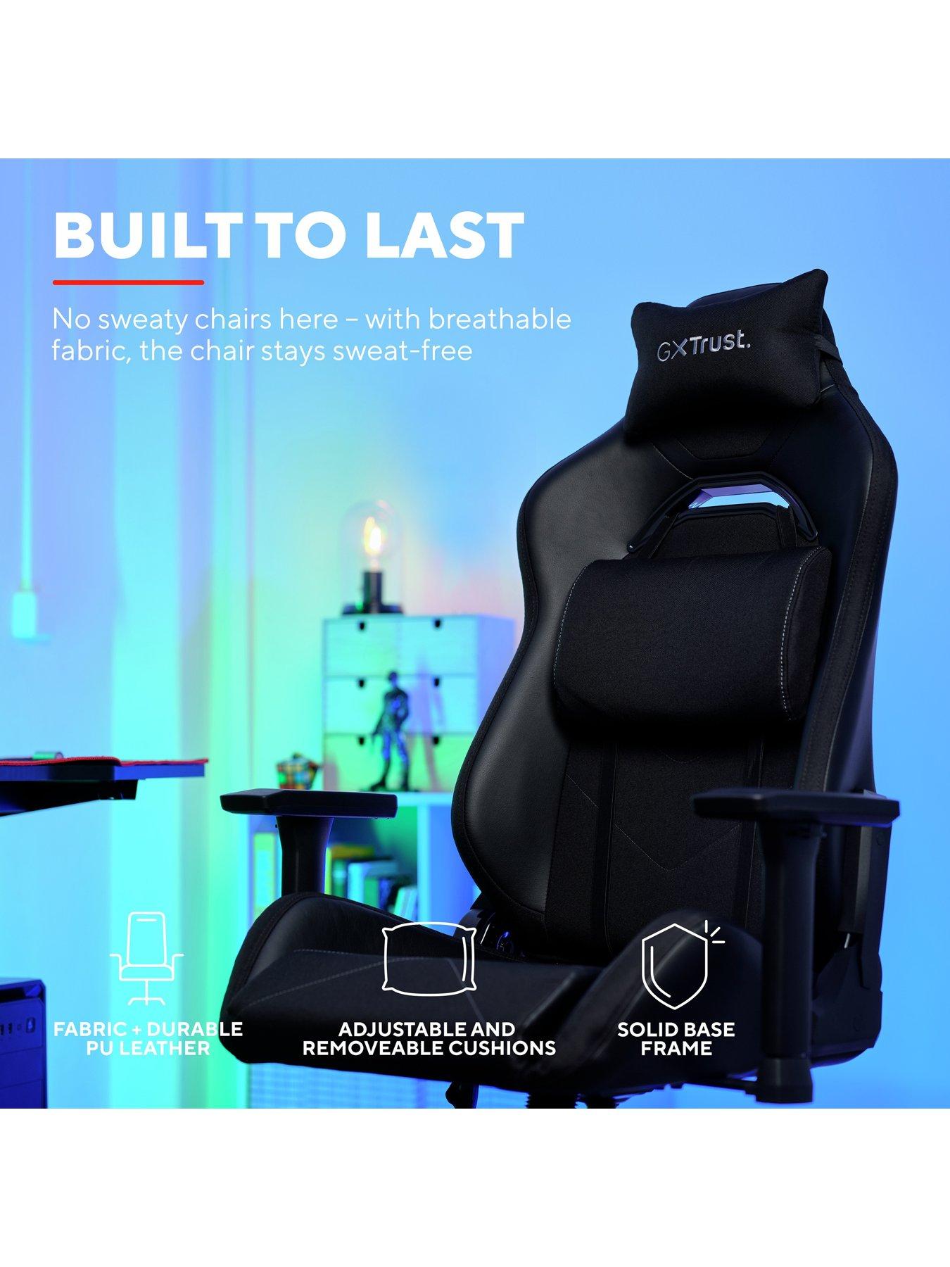 Trust GXT 714 Ruya Adjustable PC Gaming Chair - Black | Very