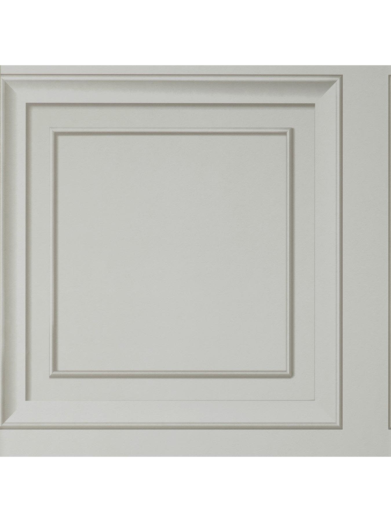 Fine Decor Decorative Panel Wallpaper - Grey | very.co.uk