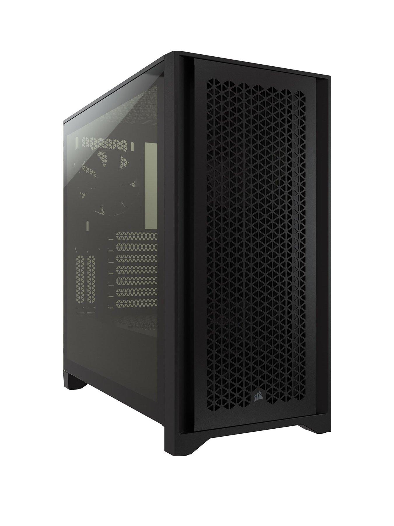 CORSAIR 4000D Airflow Tempered Glass Mid-Tower, Black | Very