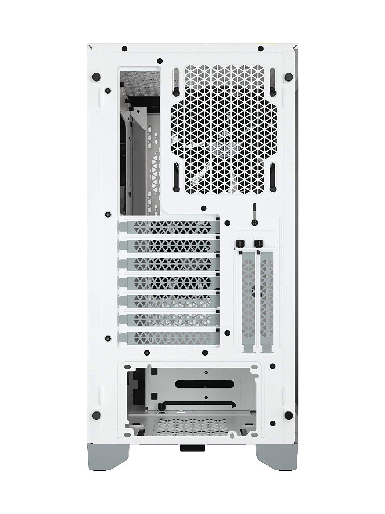 CORSAIR 4000D Airflow Tempered Glass Mid-Tower, White | Very