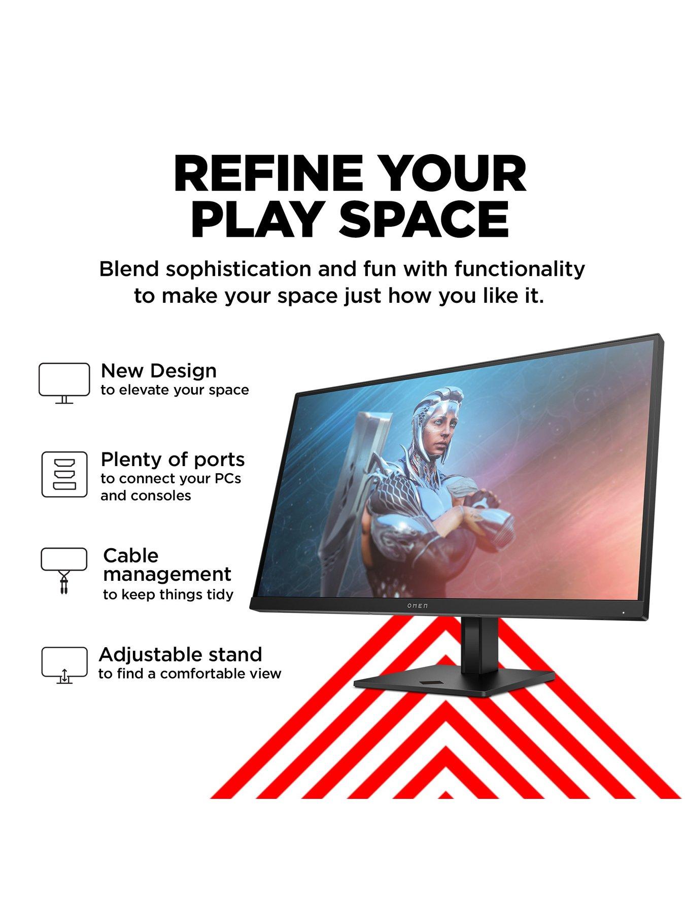 HP OMEN 27 Gaming Monitor - 27in FHD (1920 x 1080) 165hz, 1ms Response ...