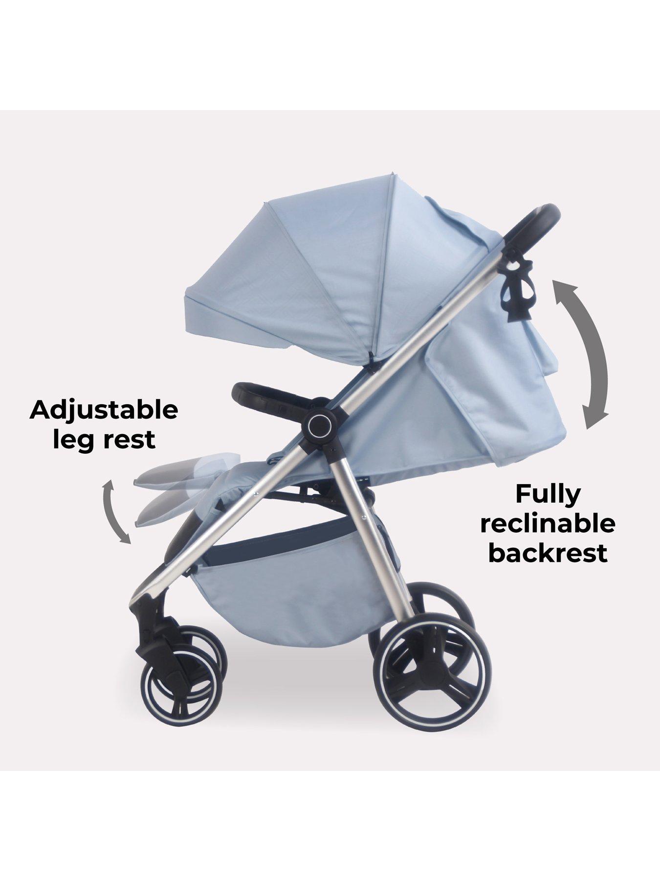 My Babiie MB160 Plus Pushchair - Blue Plaid | Very