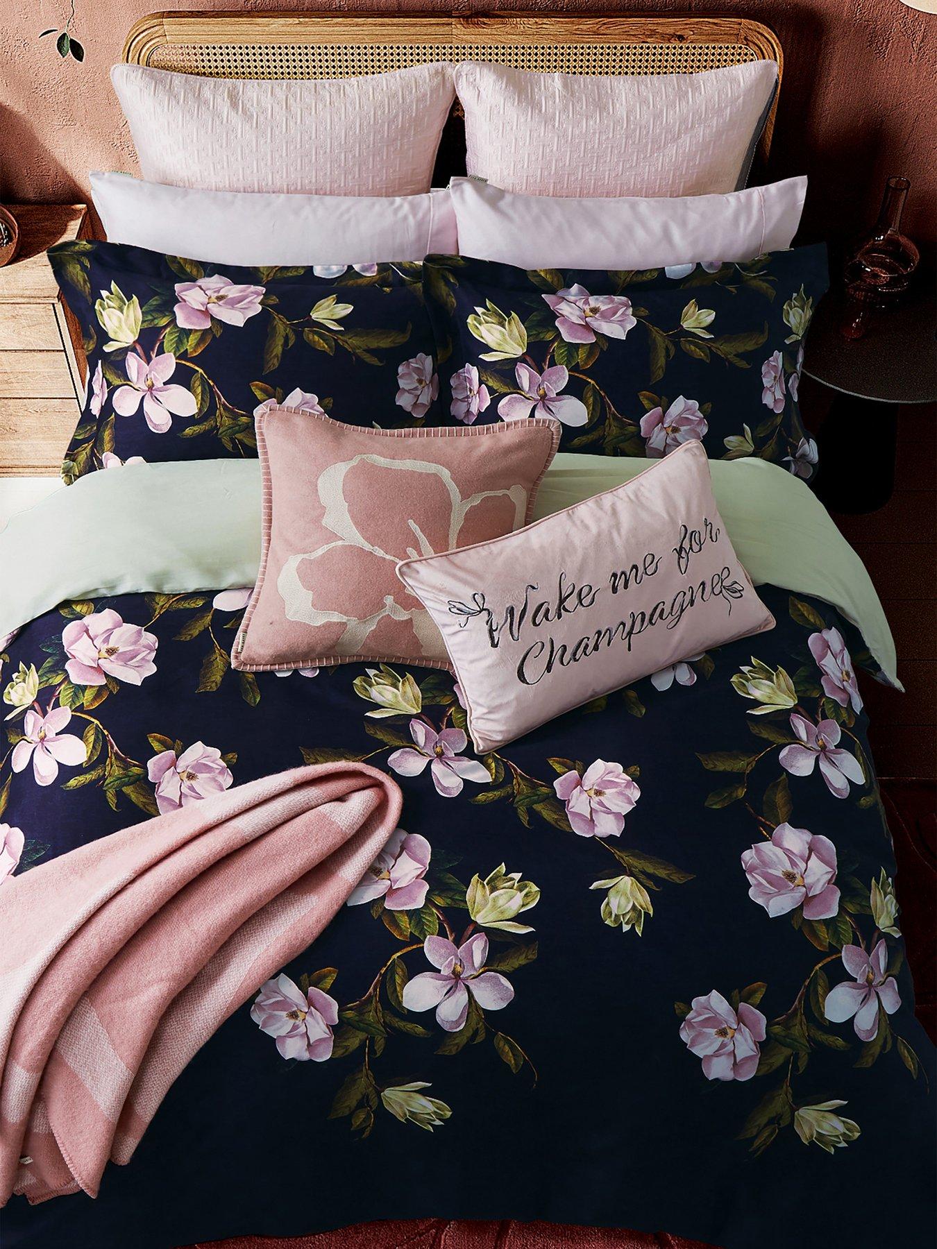 Ted Baker Opal Floral 100% Cotton Sateen Duvet Cover Set | Very