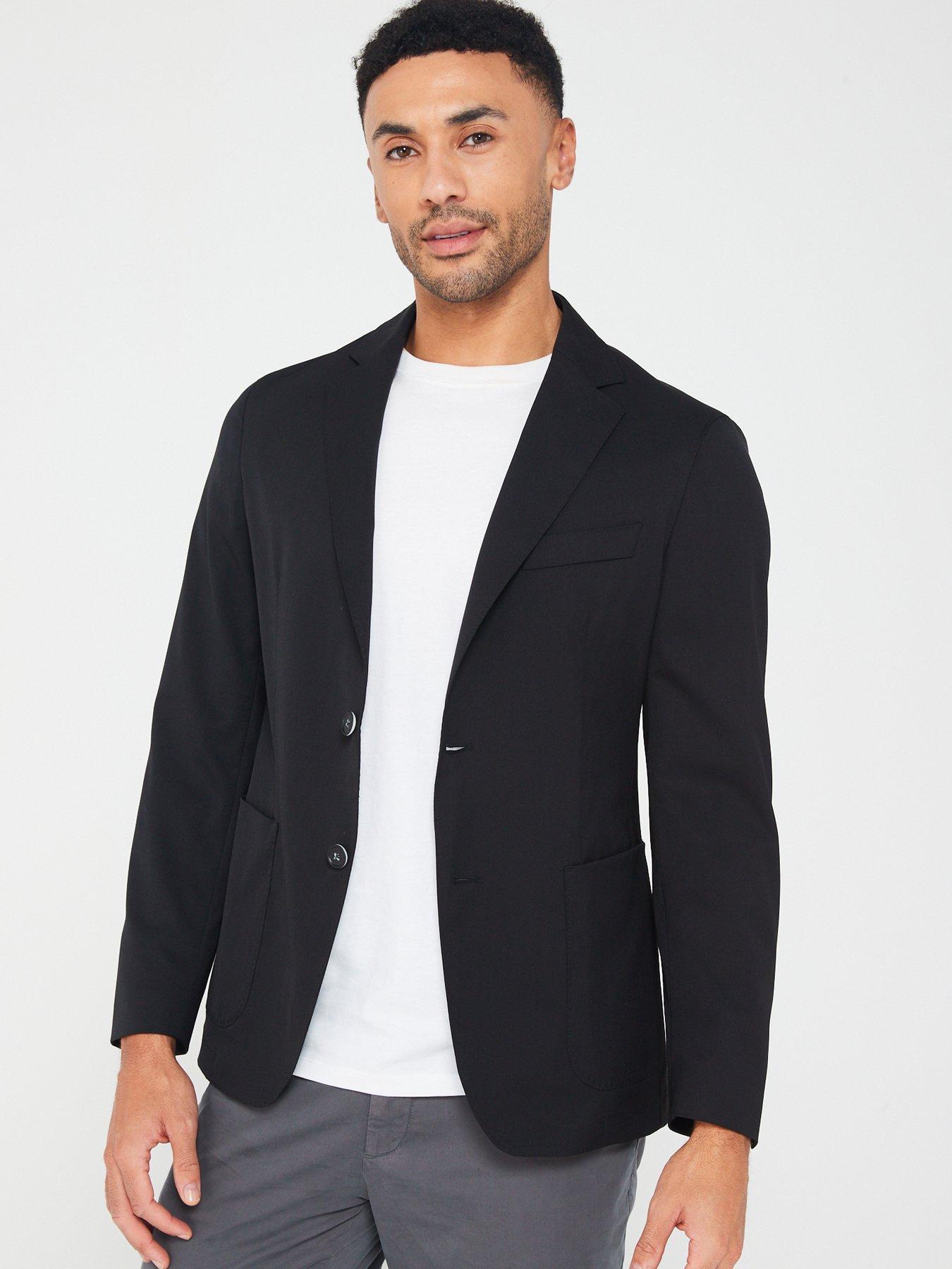 BOSS C-Hanry-233 Slim Fit Suit Jacket - Black | Very.co.uk