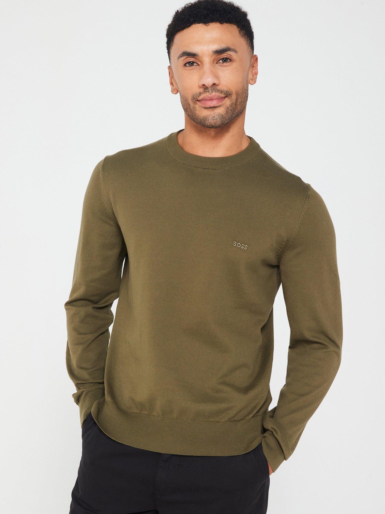 BOSS Pacas-l Cotton Crew Neck Jumper | Very