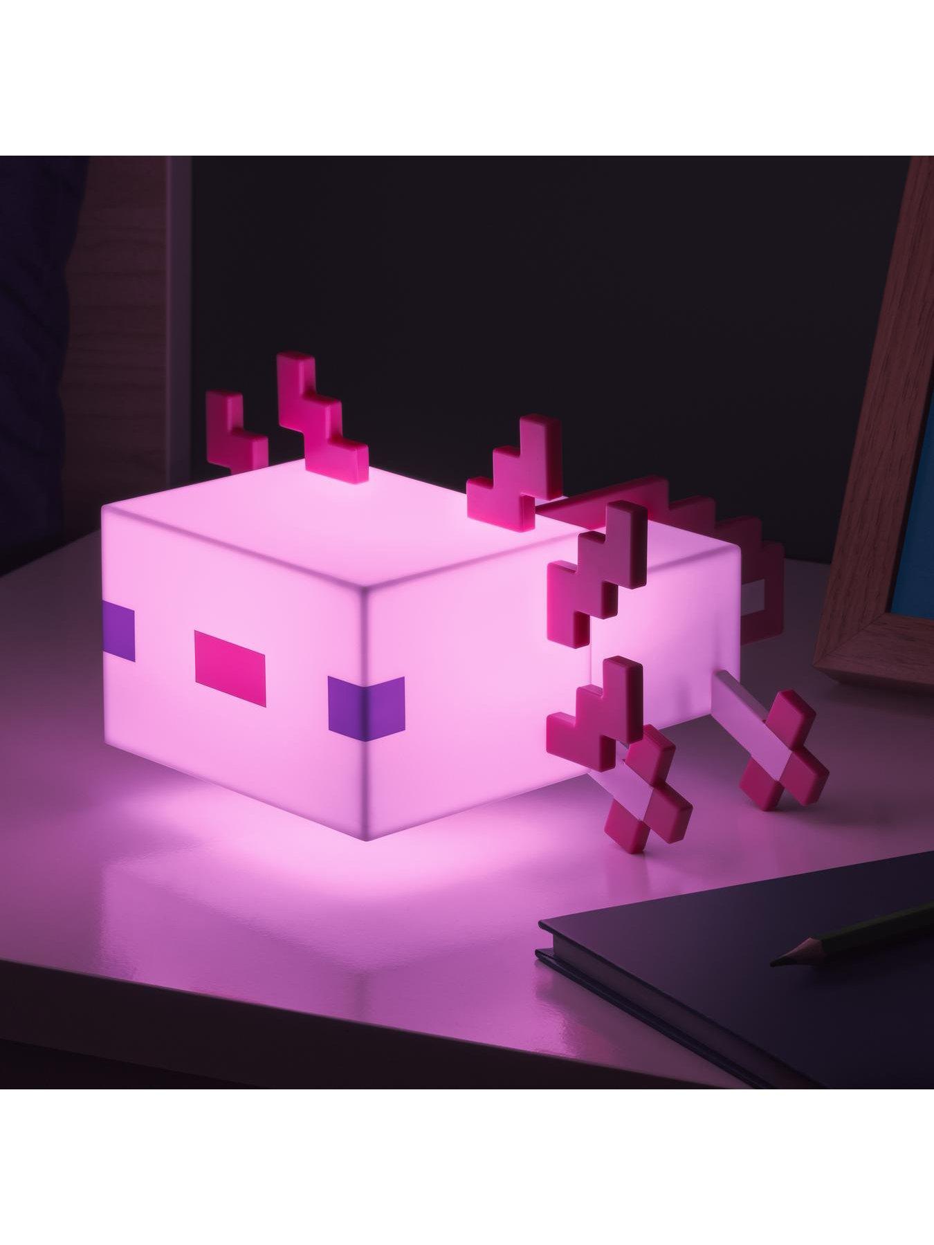 Minecraft Pink Axolotl Lamp - Officially Licensed Minecraft Night Light ...