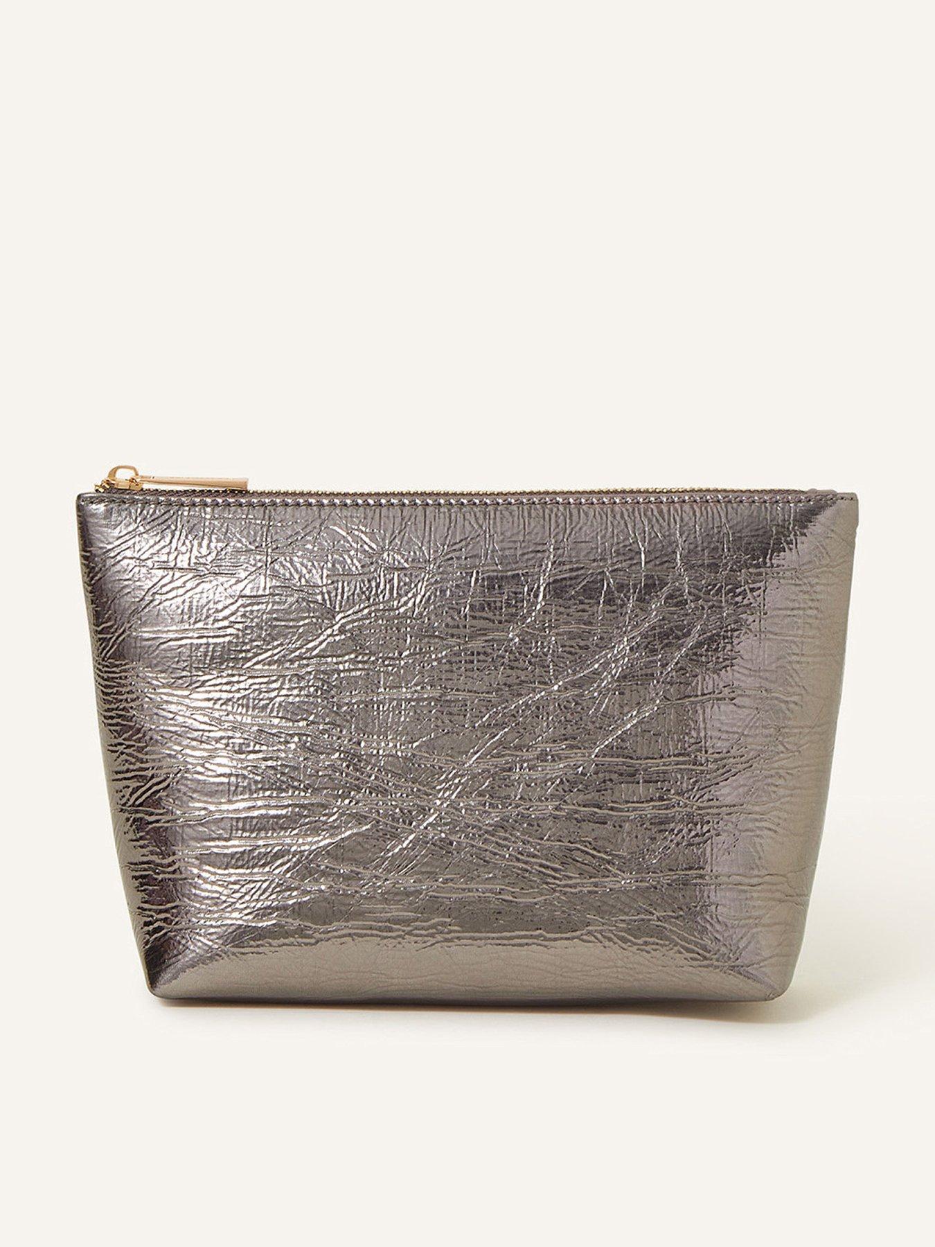 Accessorize Large Metallic Makeup Bag | Very.co.uk
