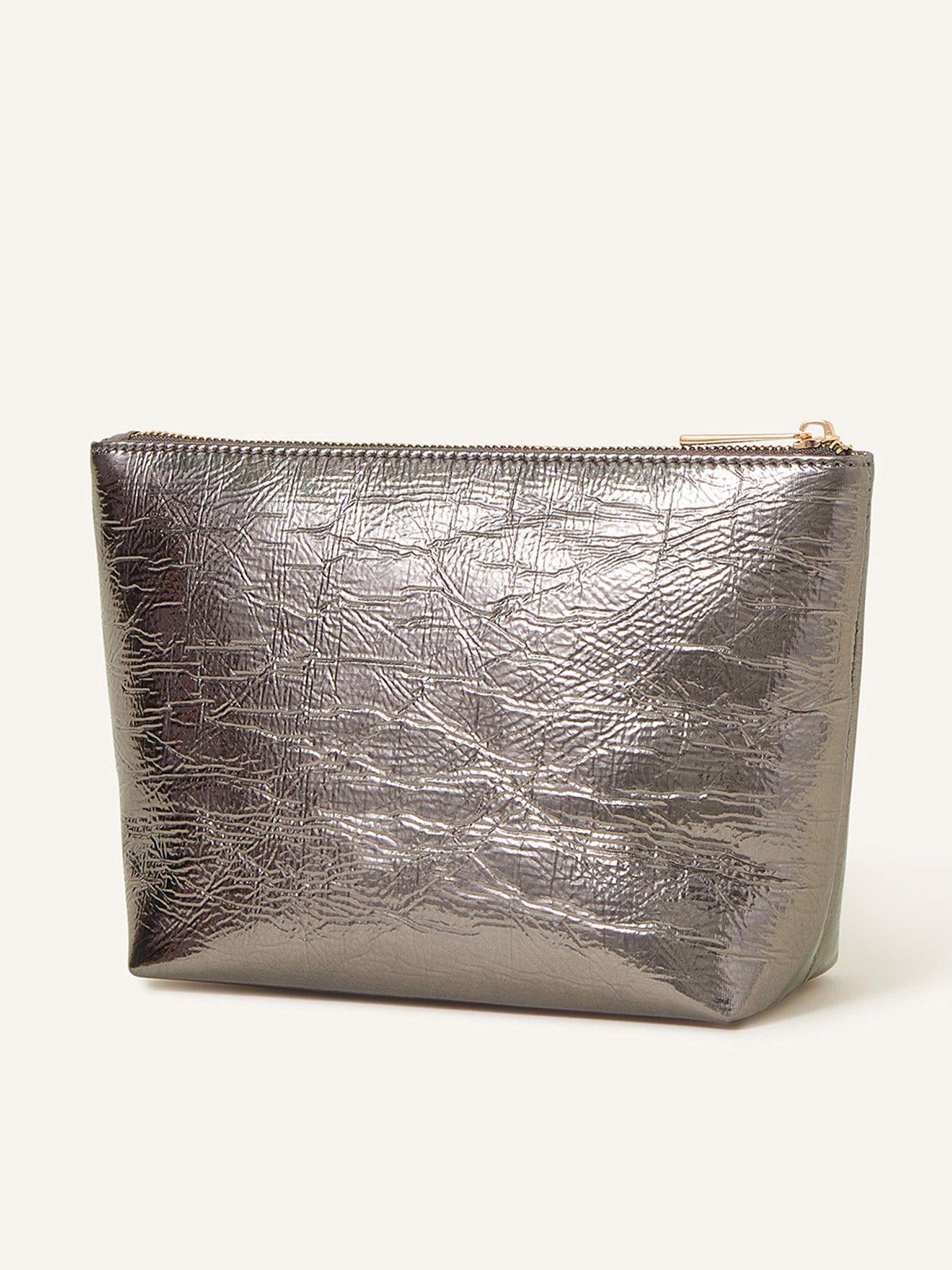 Accessorize Large Metallic Makeup Bag | Very.co.uk