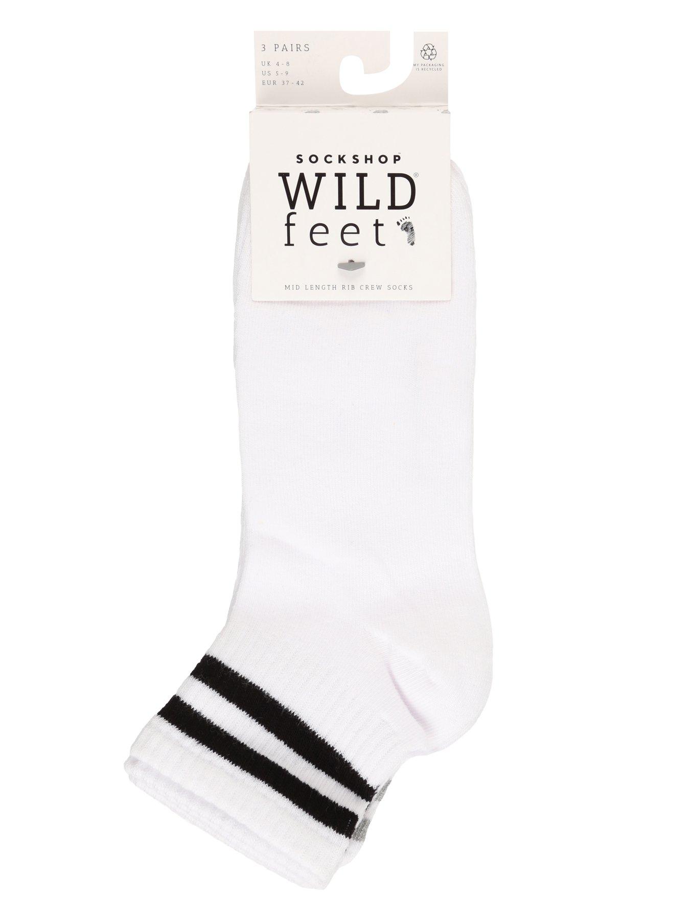 Wild Feet Cropped Length (mock Rib) Rib Ankle Sock | Very