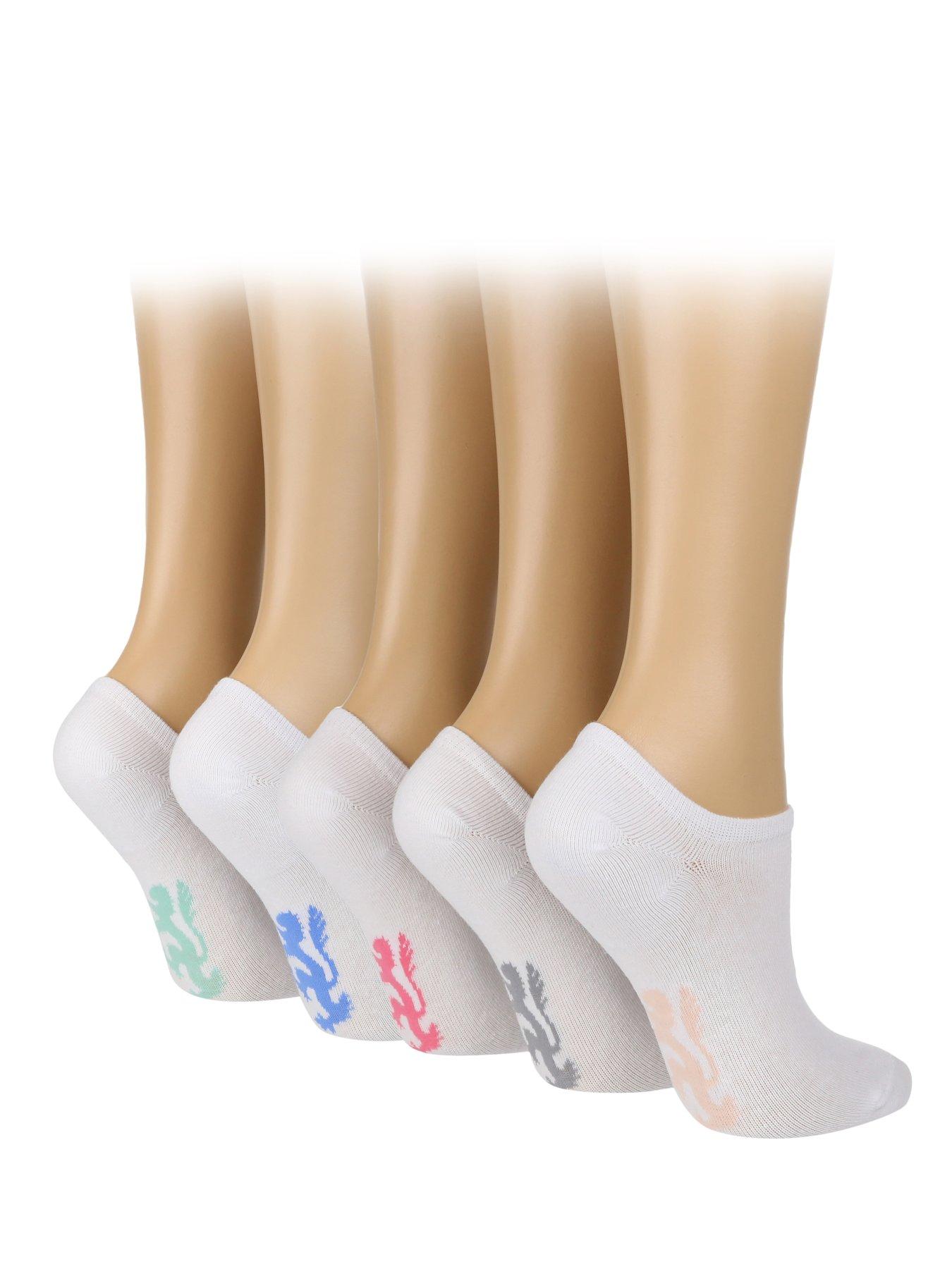 Pringle Classic 5pk Trainer Socks - White | Very.co.uk