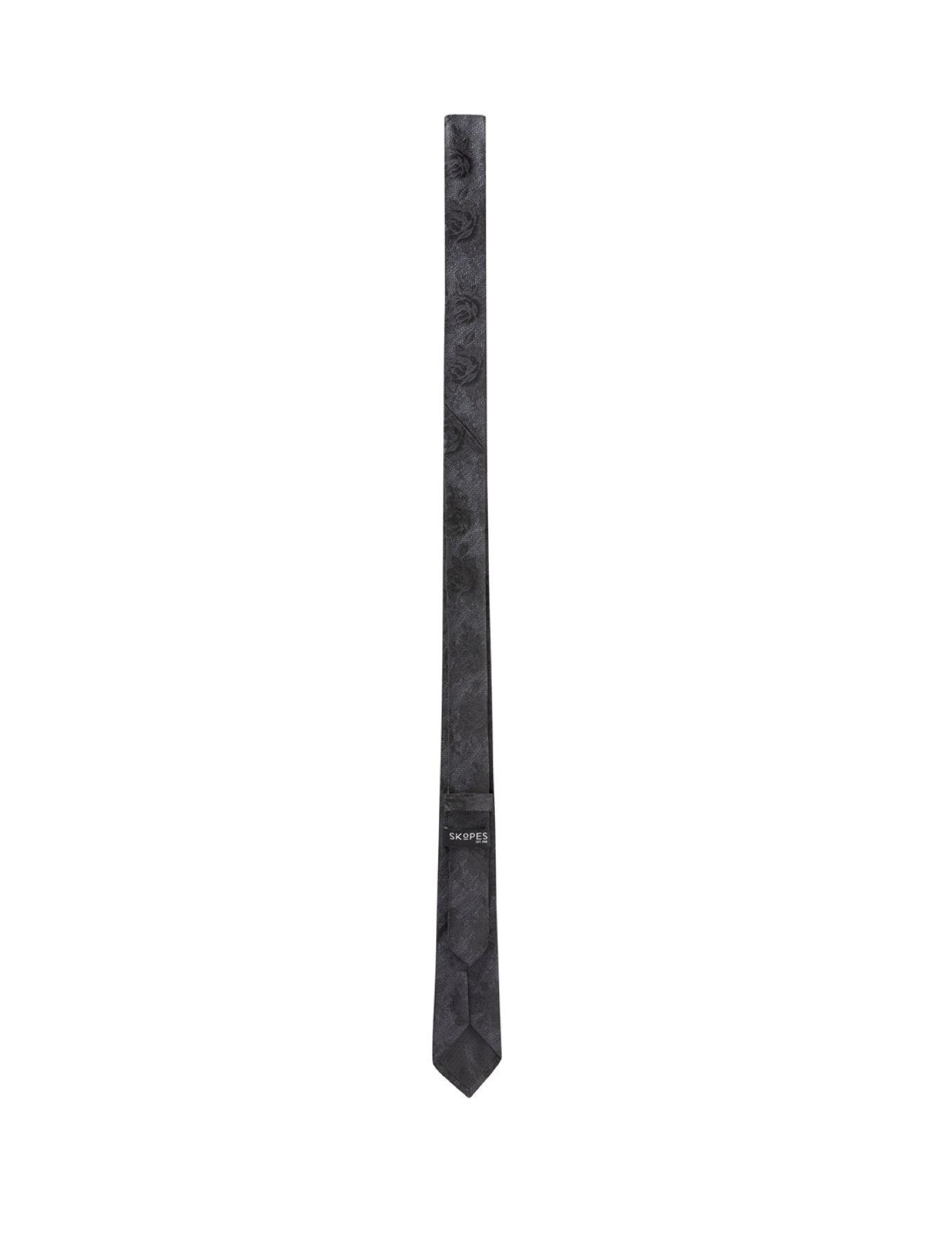 Skopes Floral Print Tie and Pocket Square Set - Black | Very