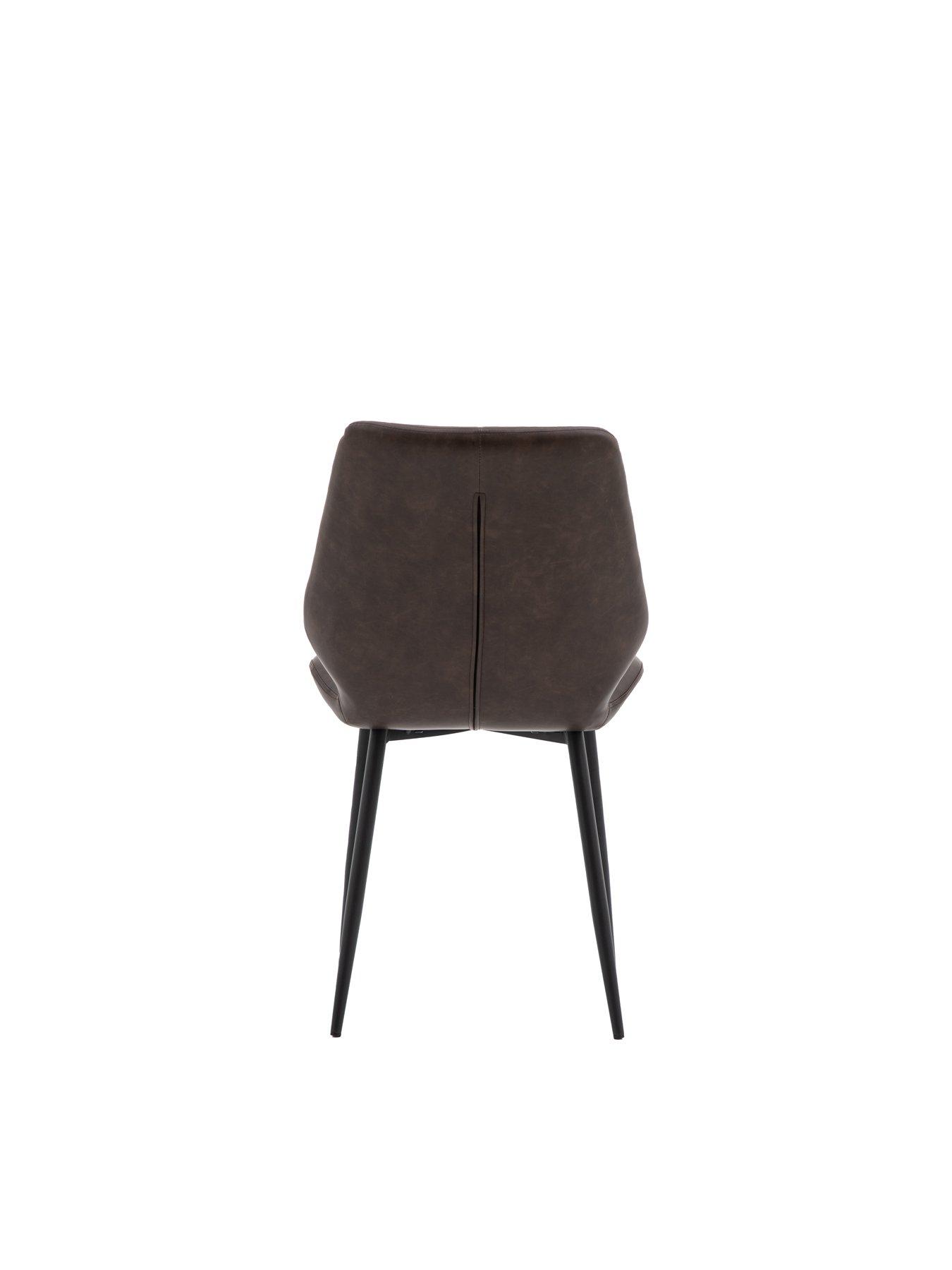 Gallery Direct Set of 2 Matthew Brown Dining Chairs | Very
