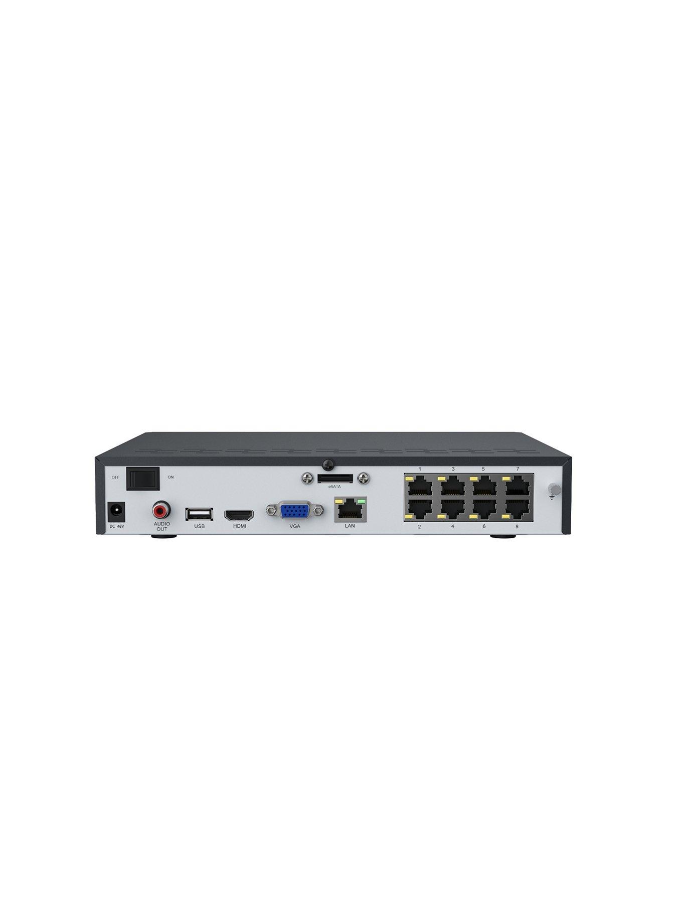 Reolink NVS8-5KD4-A 2TB 8-Channel 4K PoE NVR Kit & 4 x 4K Indoor ...