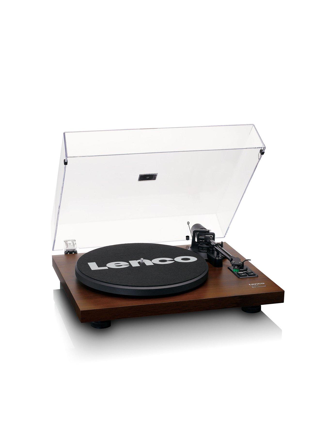 Lenco LS-600WA Turntable with 2x 30W speakers, Bluetooth, AT-VM95E ...