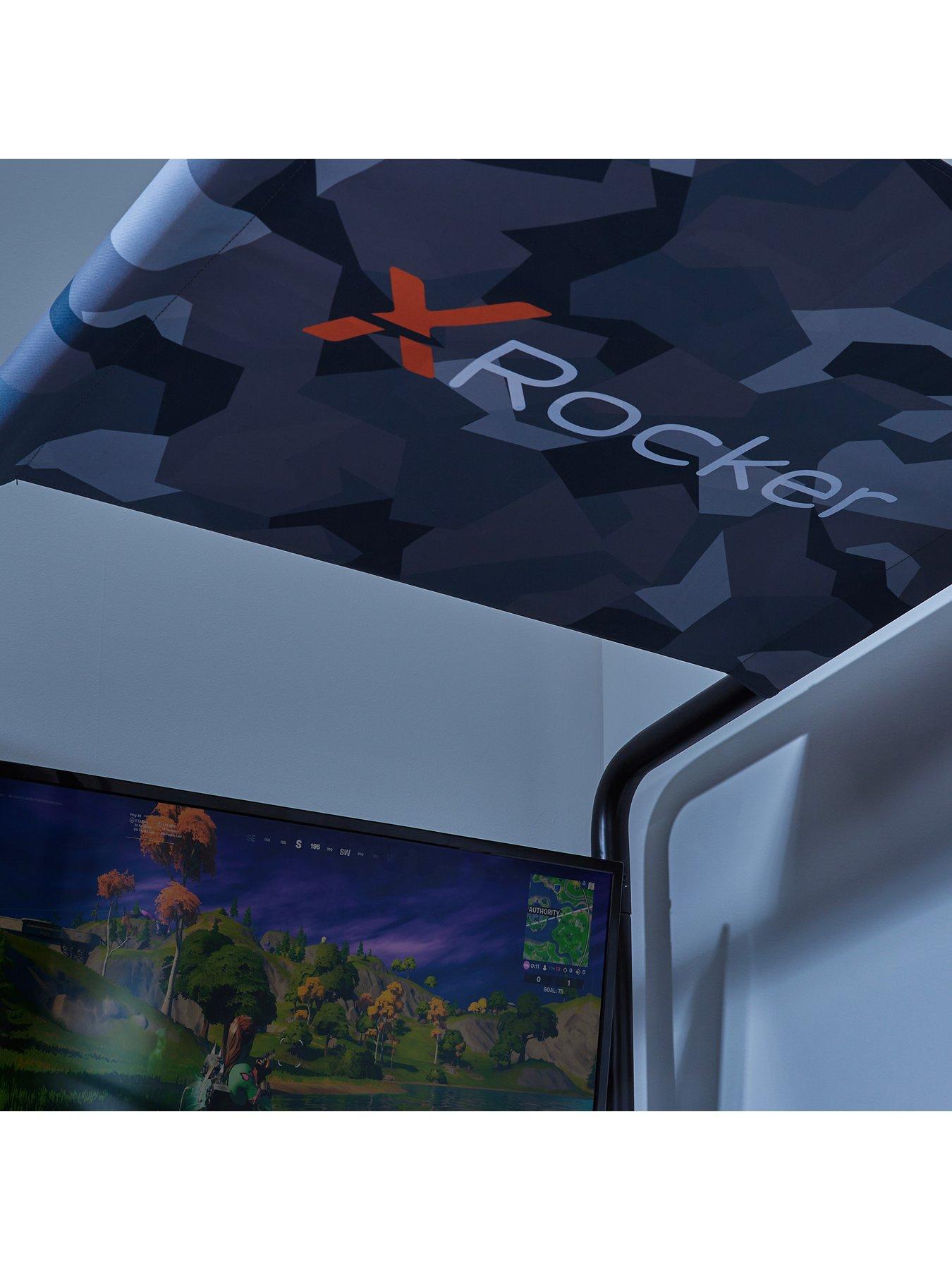 X Rocker Contra Mid-Sleeper Reversible Gaming Bunk Bed | Very