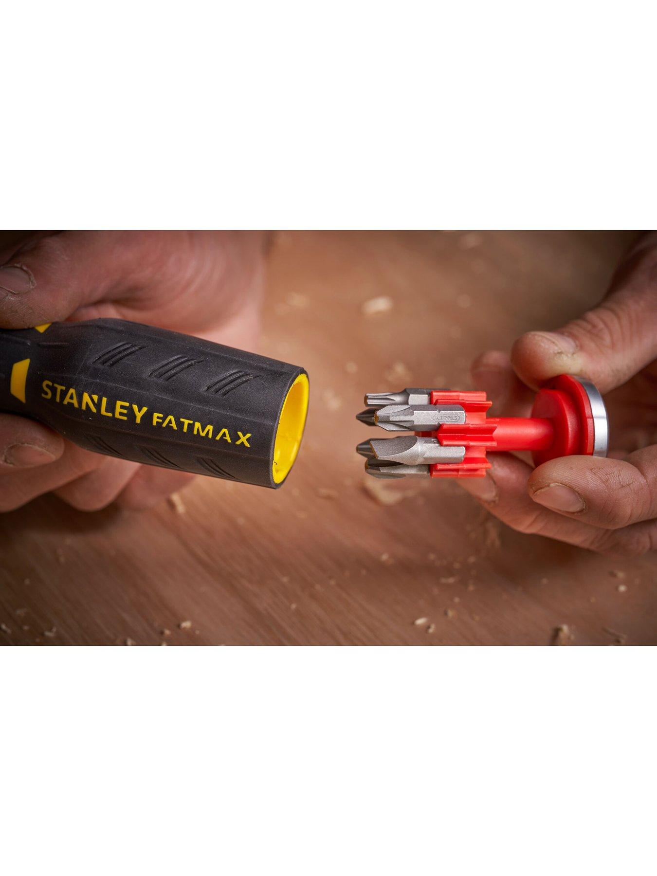 Stanley FatMax Fatmax Ratchet Screwdriver with 12 Bits | Very
