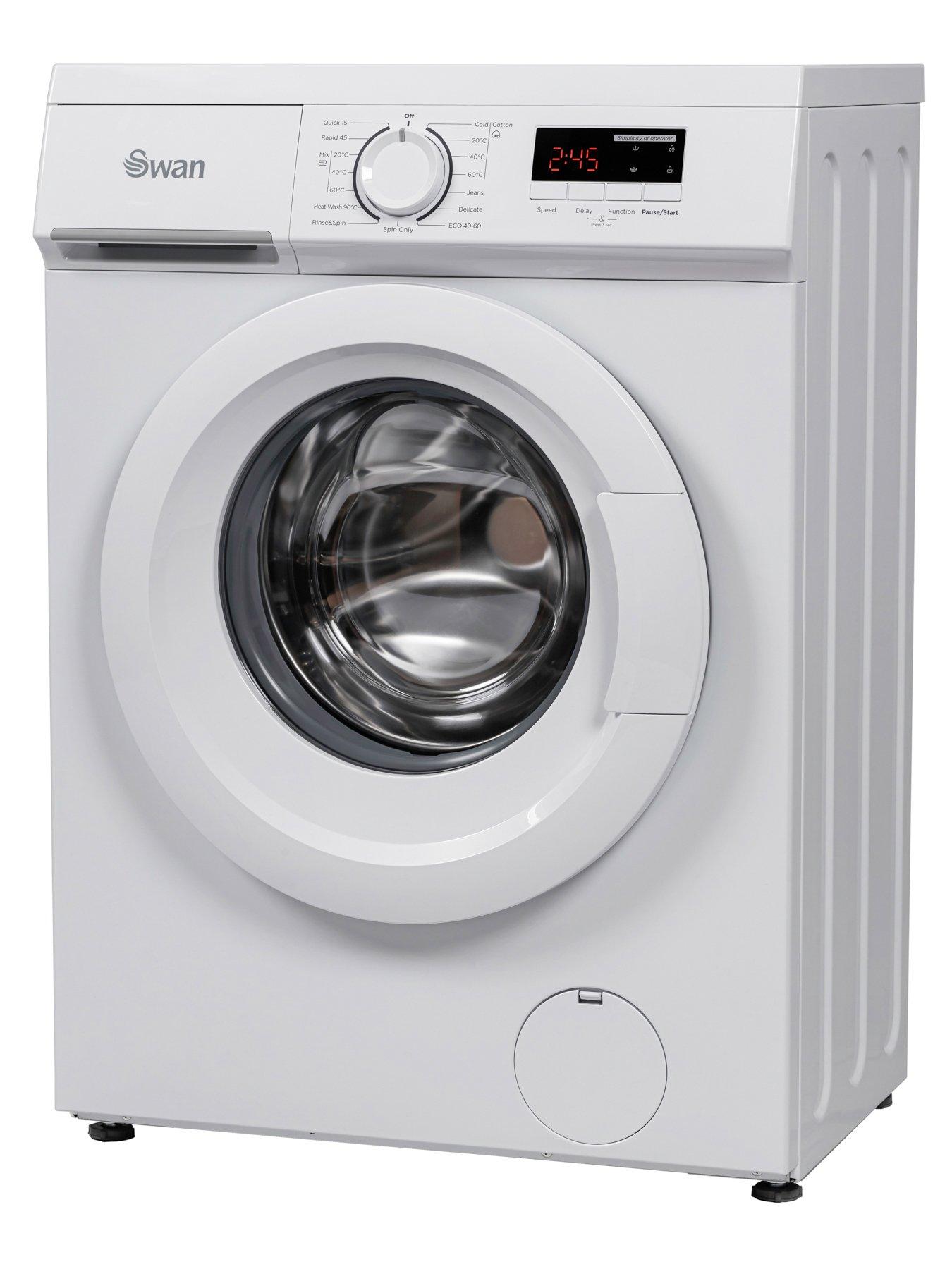 Swan SW75110W 7kg Load, 1200 Spin Freestanding Washing Machine - White ...
