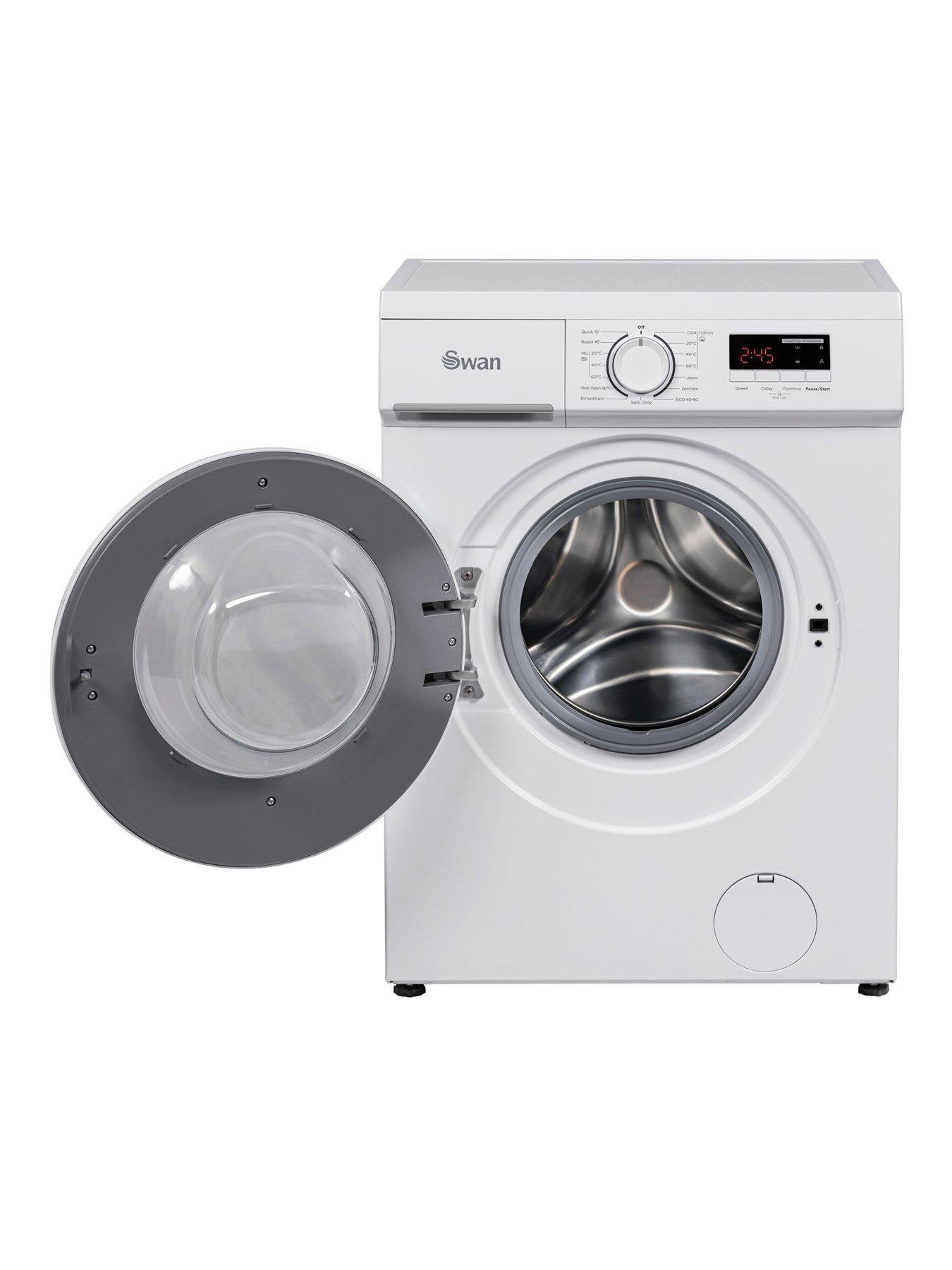 Swan SW75110W 7kg Load, 1200 Spin Freestanding Washing Machine - White ...
