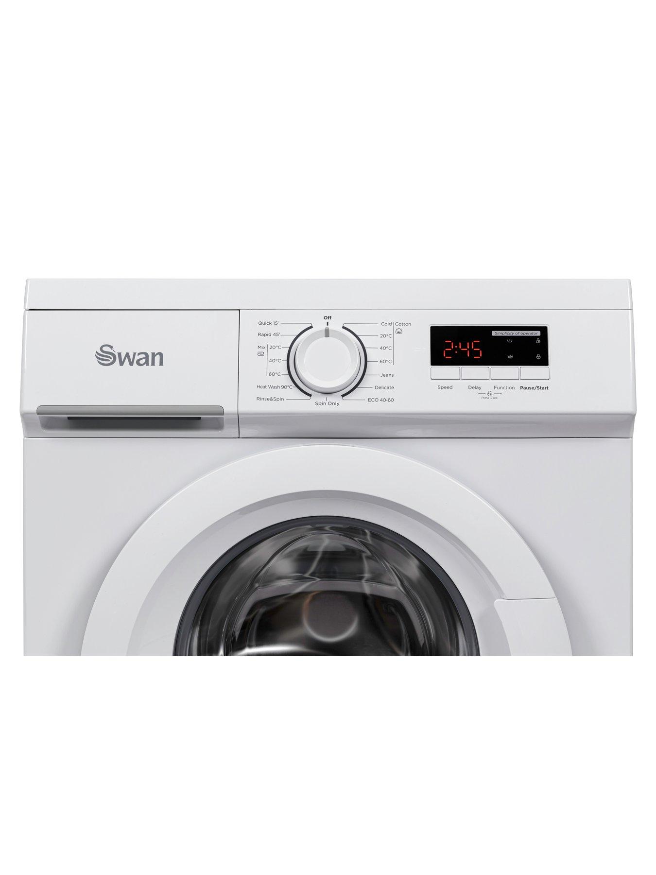 Swan SW75110W 7kg Load, 1200 Spin Freestanding Washing Machine - White ...