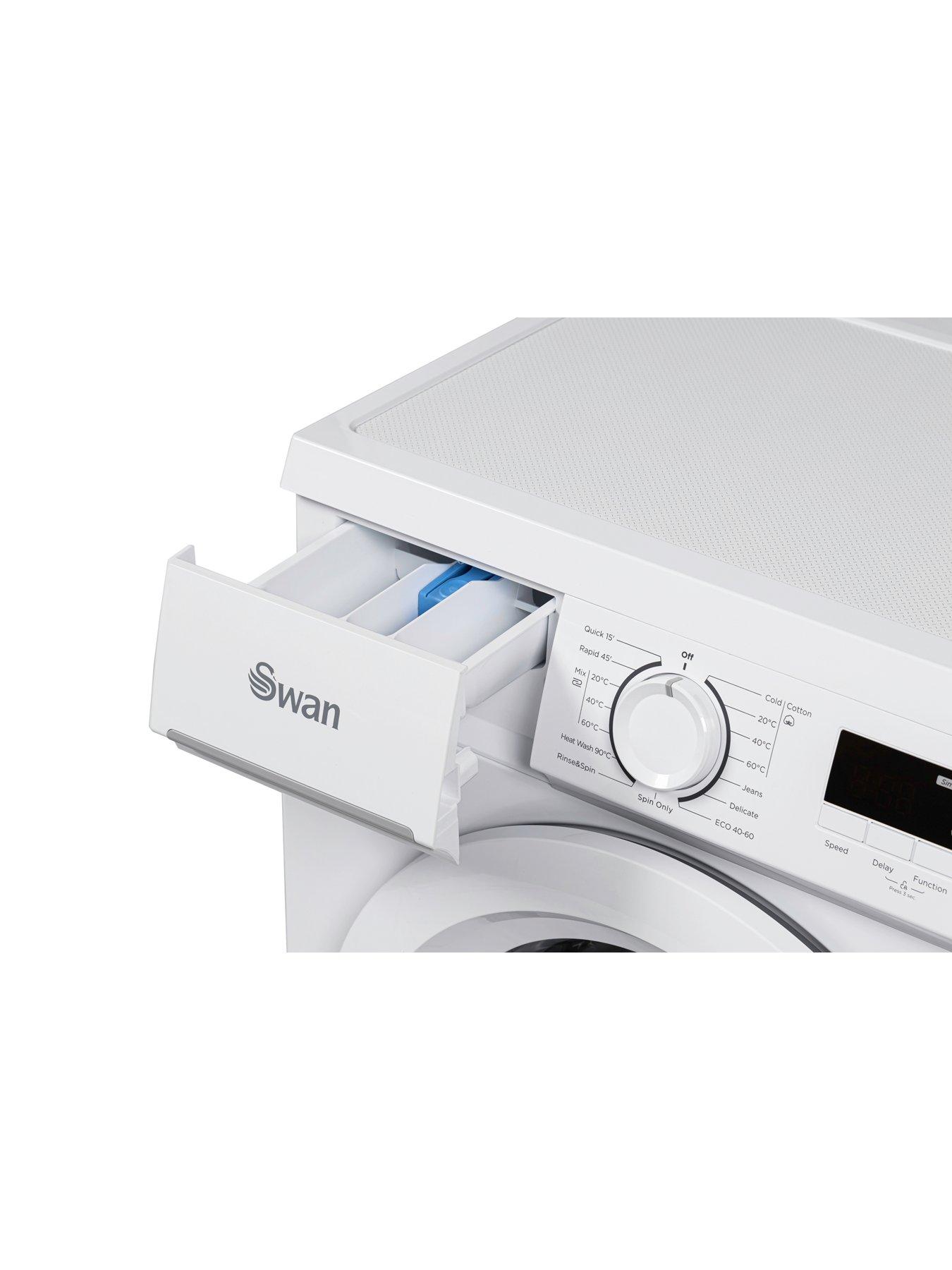 Swan SW75110W 7kg Load, 1200 Spin Freestanding Washing Machine - White ...