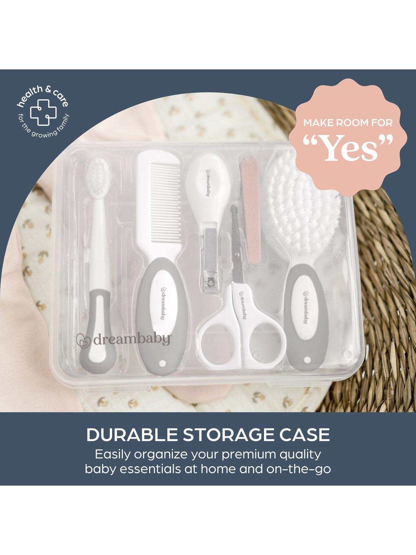 Dreambaby Essentials Deluxe 10 Piece Baby Grooming Kit- Grey | Very