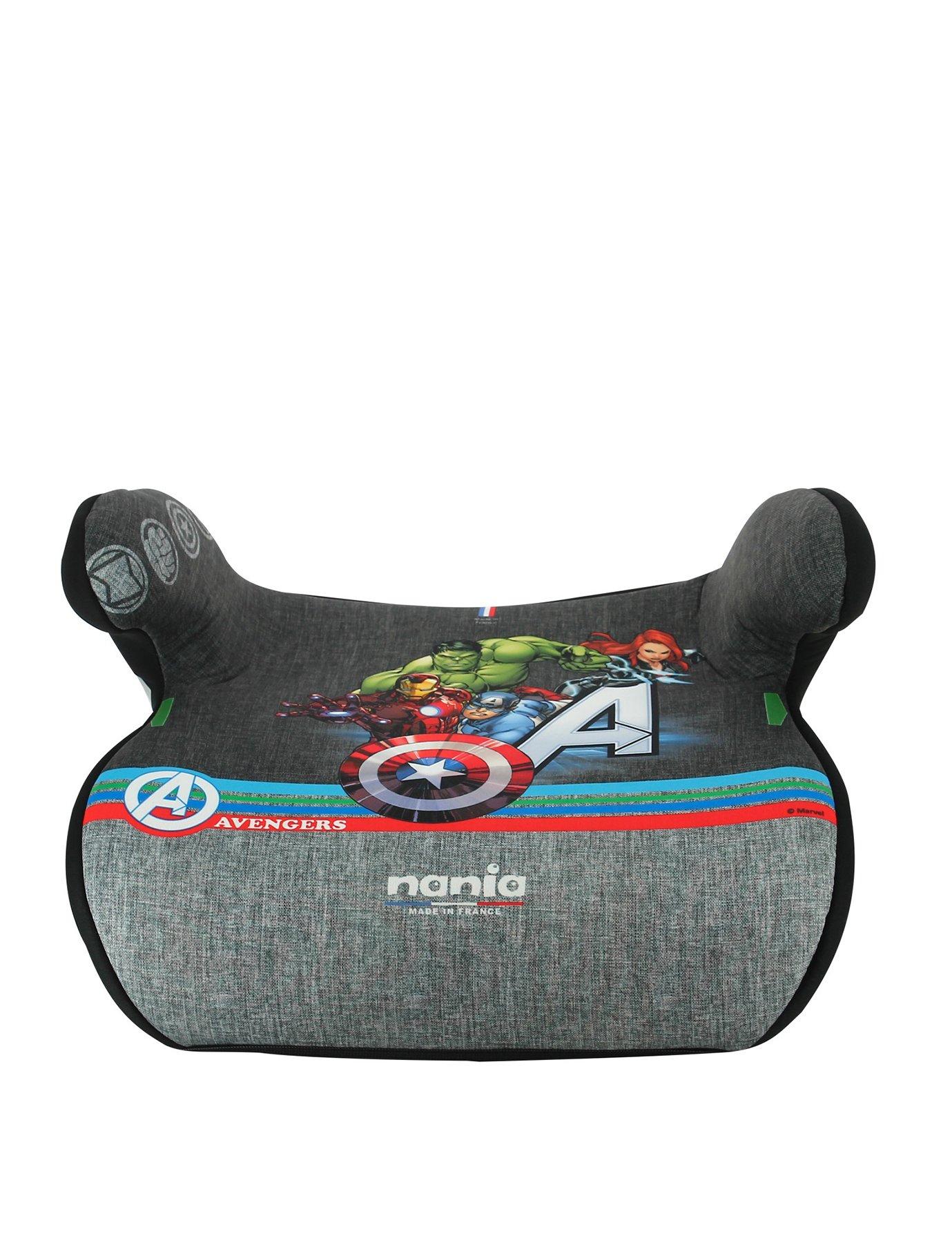 Marvel Avengers Alpha R129 Low Back Booster Car Seat -125-140cm (approx ...