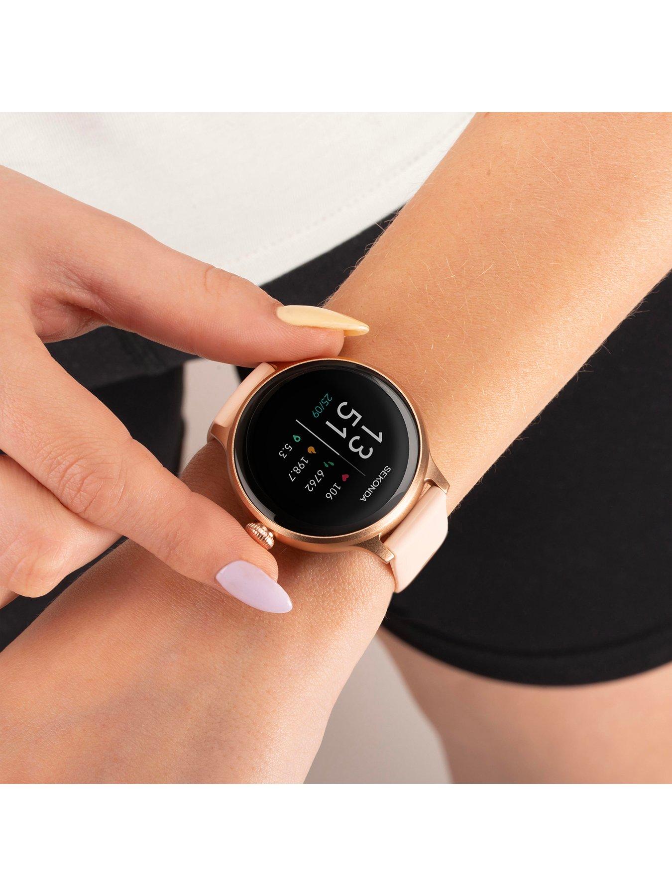 Sekonda Womens Connect Pink Silicone Strap Smartwatch | Very