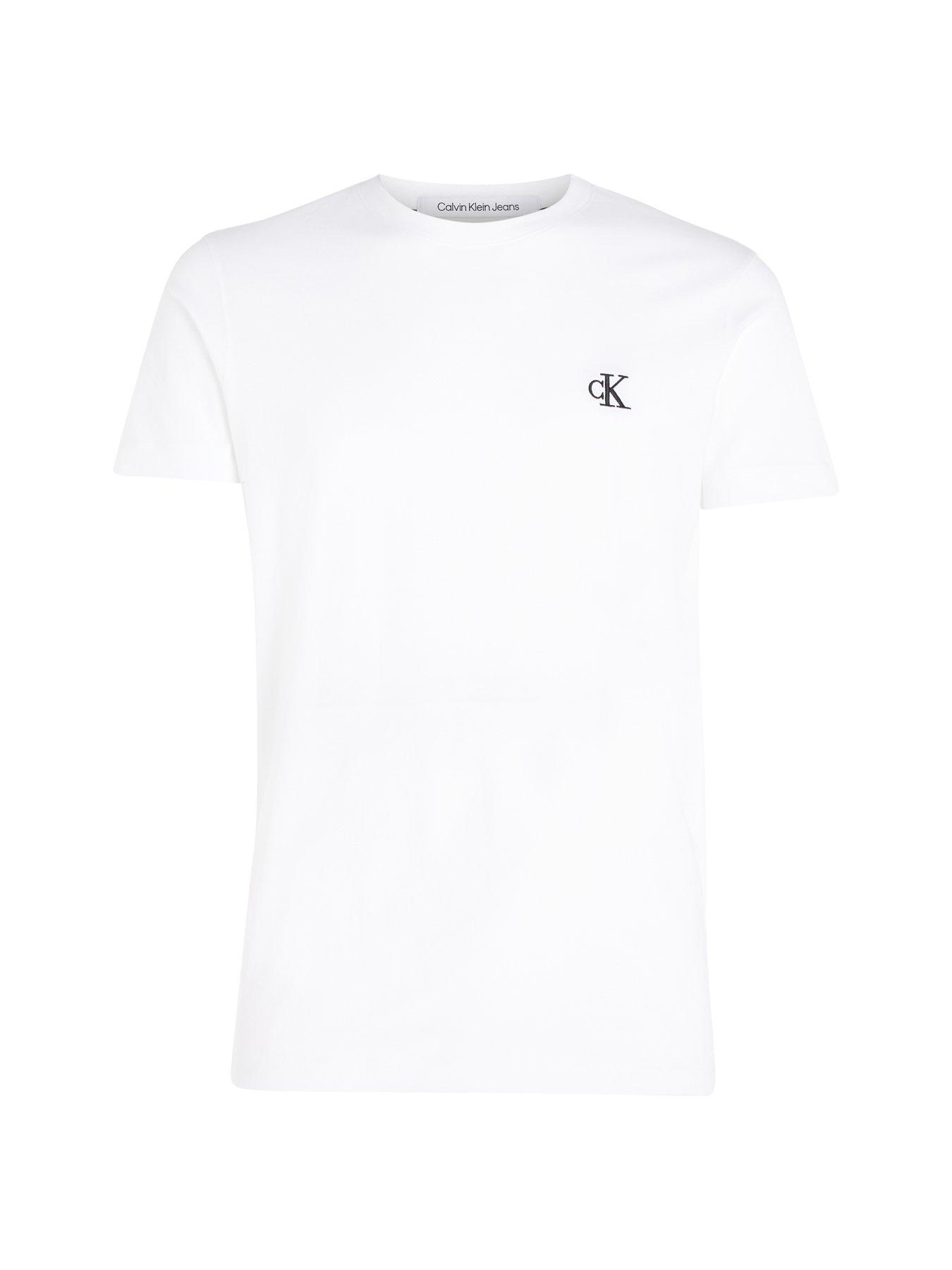 Calvin Klein Jeans Ck Essential Slim T-Shirt - White | Very