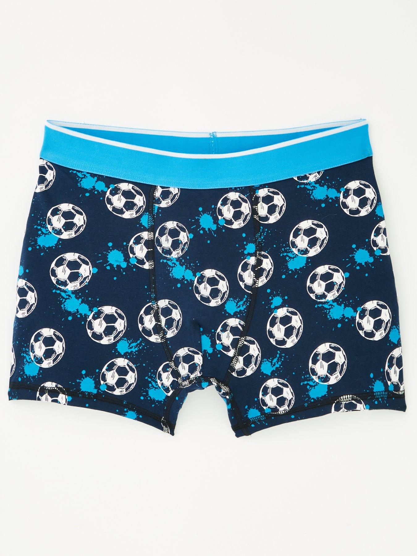 V by Very Boys 7 Pack Football Splat Trunks - Multi | Very