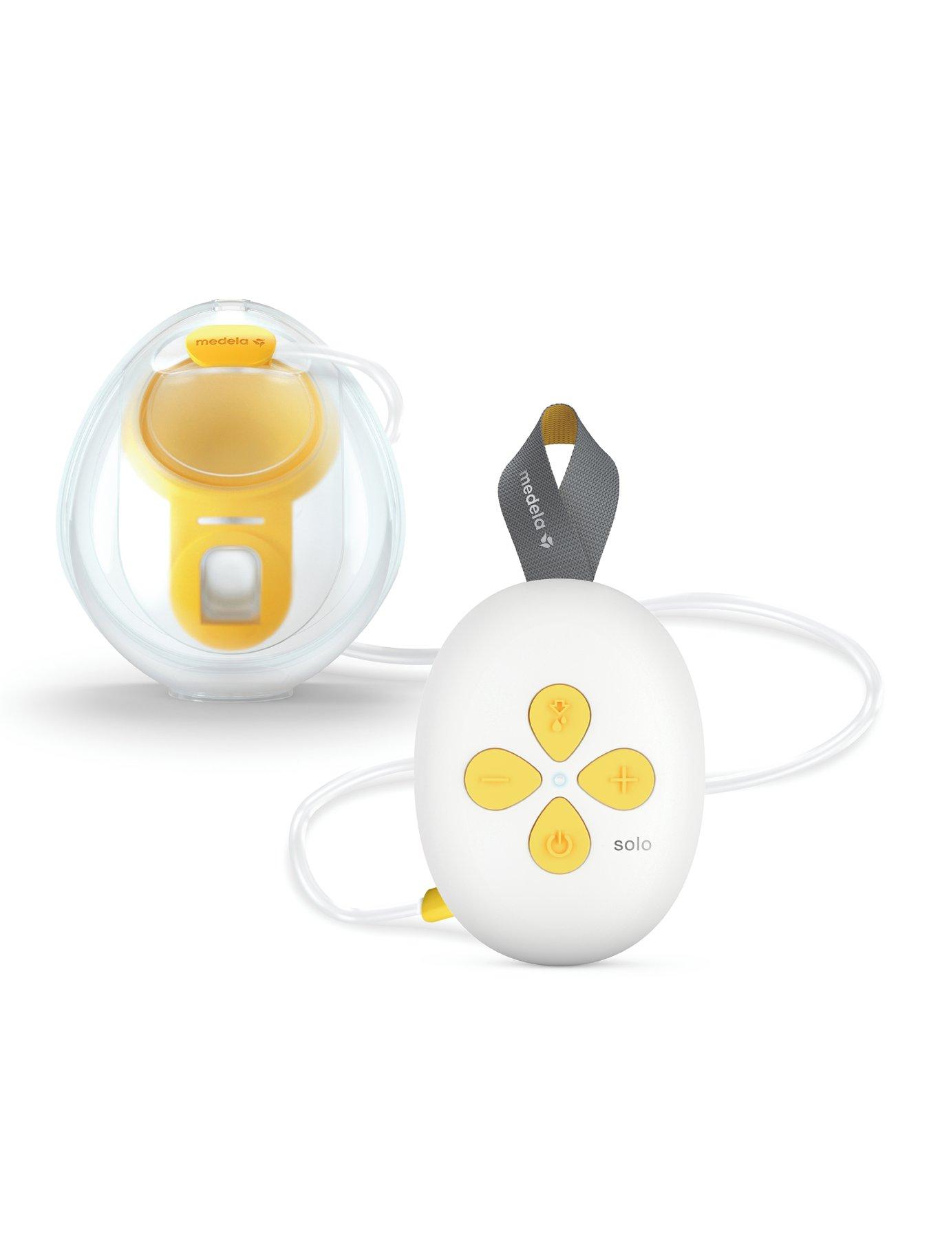 Solo Hands free Single Electric Breast Pump White
