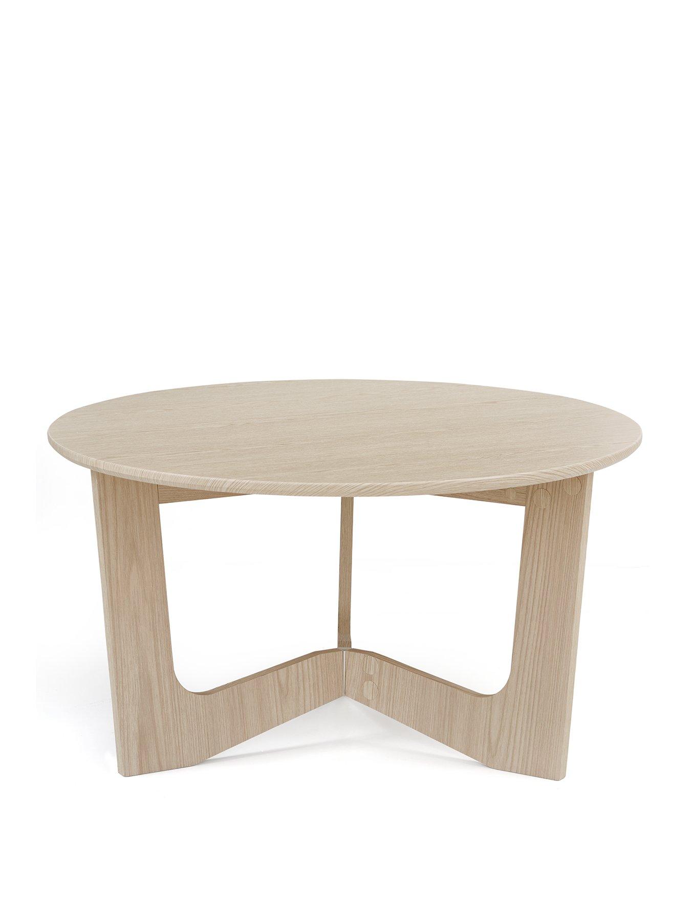 Very Home Marcel Round Coffee Table - Oak | very.co.uk