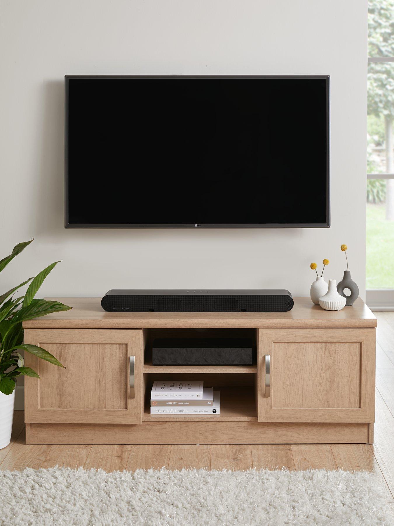 Very Home Camberley TV Unit - fits up to 43 inch TV - Oak Effect | Very
