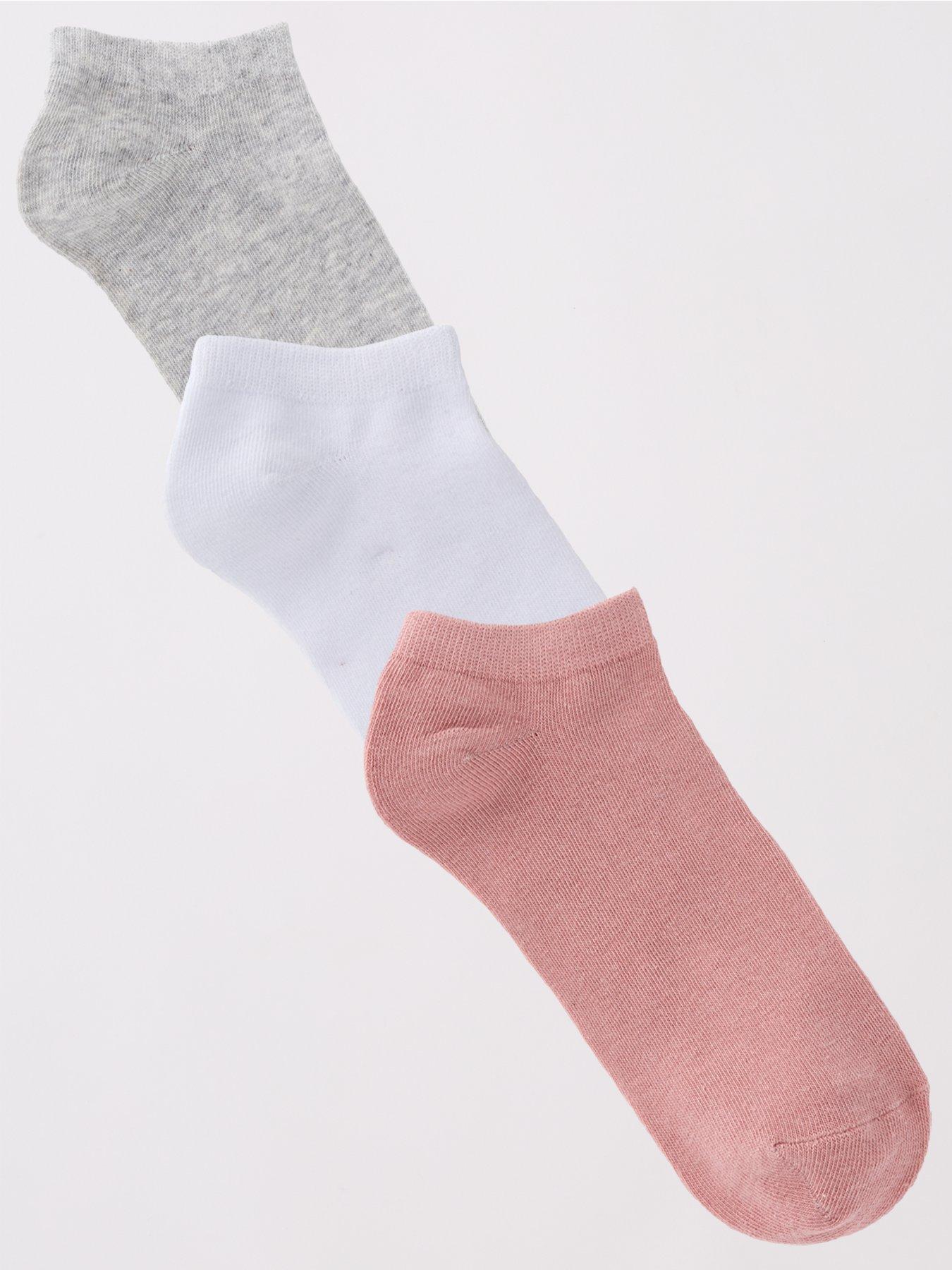 Everyday Trainer Liner Socks (3 Pack) - Multi | Very