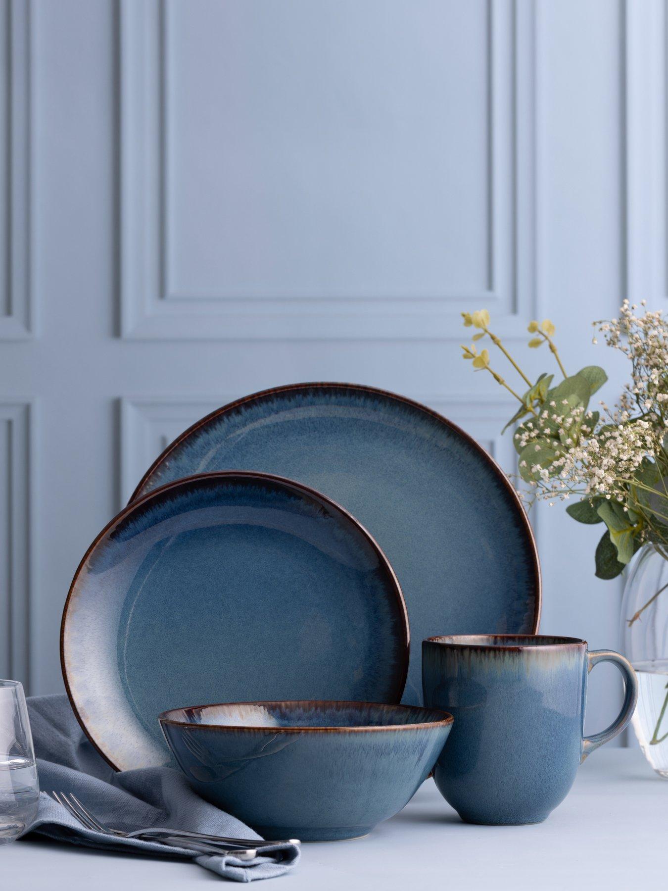 Mason Cash Reactive Set of 4 Bowls – Blue | Very