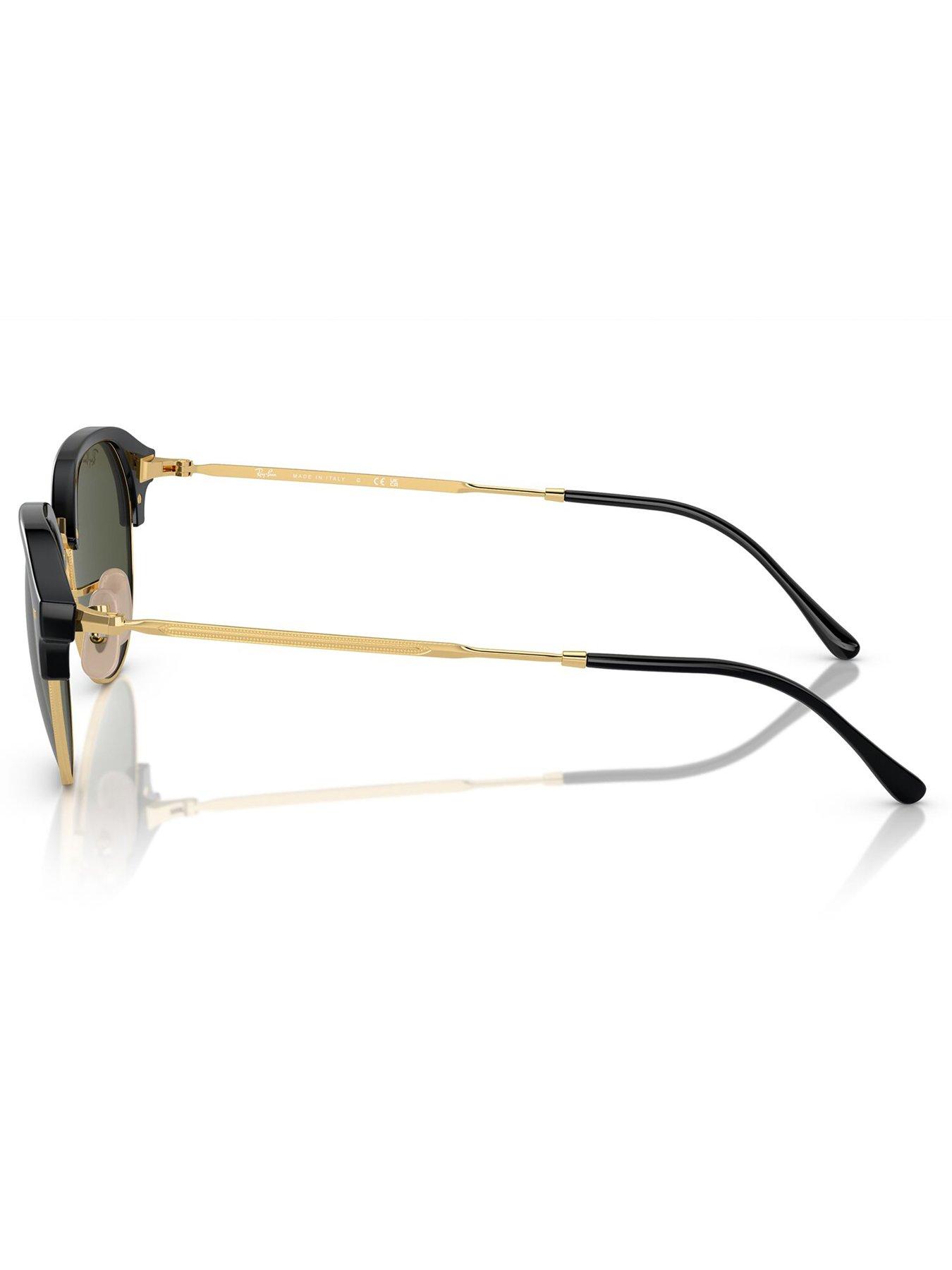 Ray-Ban Ray Ban Semi-rimless Sunglasses - Black On Arista | Very