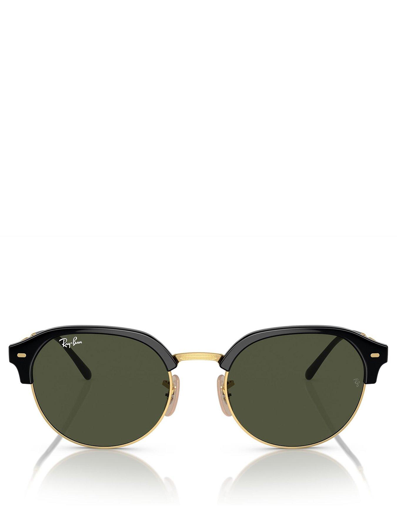 Ray-Ban Ray Ban Semi-rimless Sunglasses - Black On Arista | Very