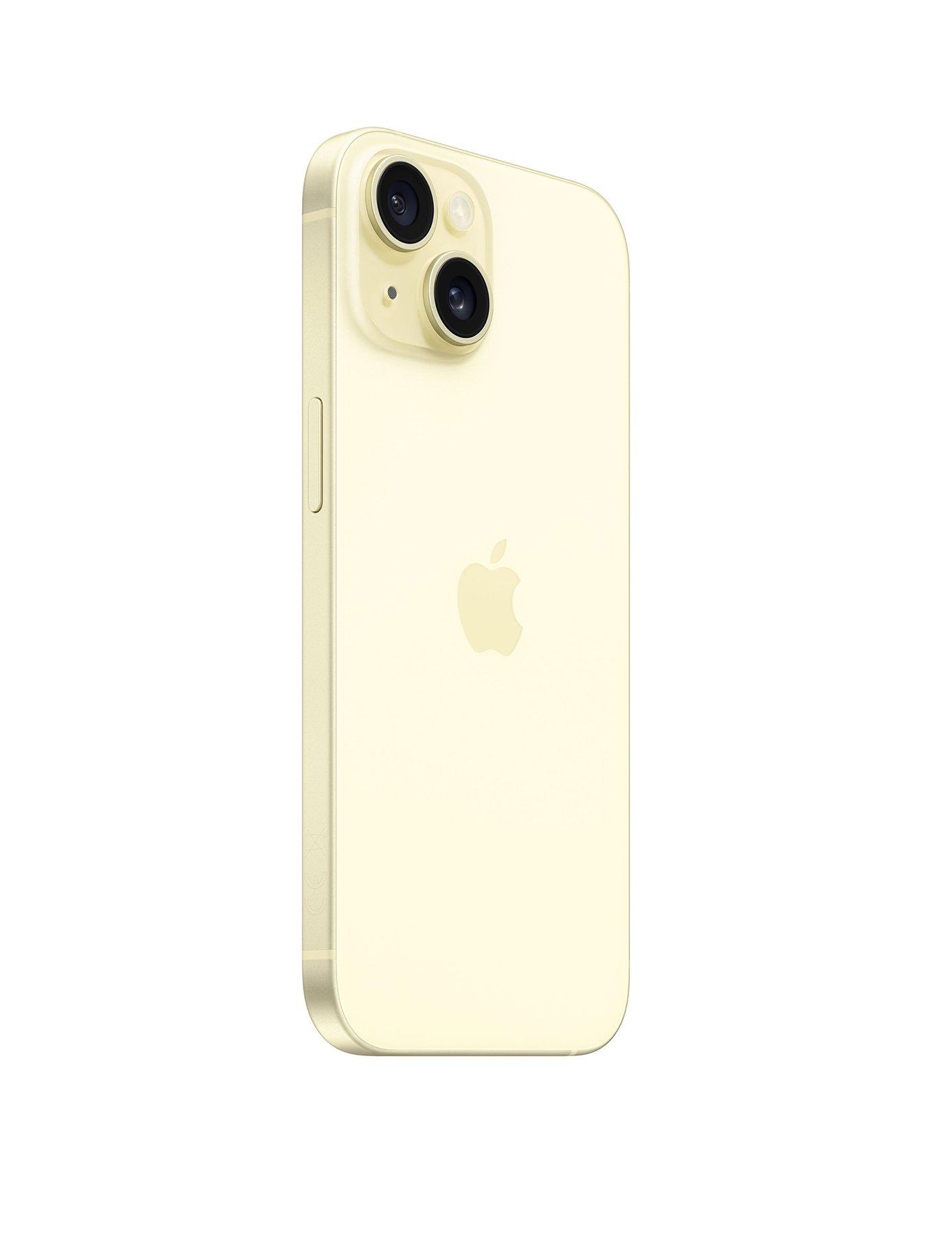 Apple iPhone 15, 128Gb - Yellow | very.co.uk