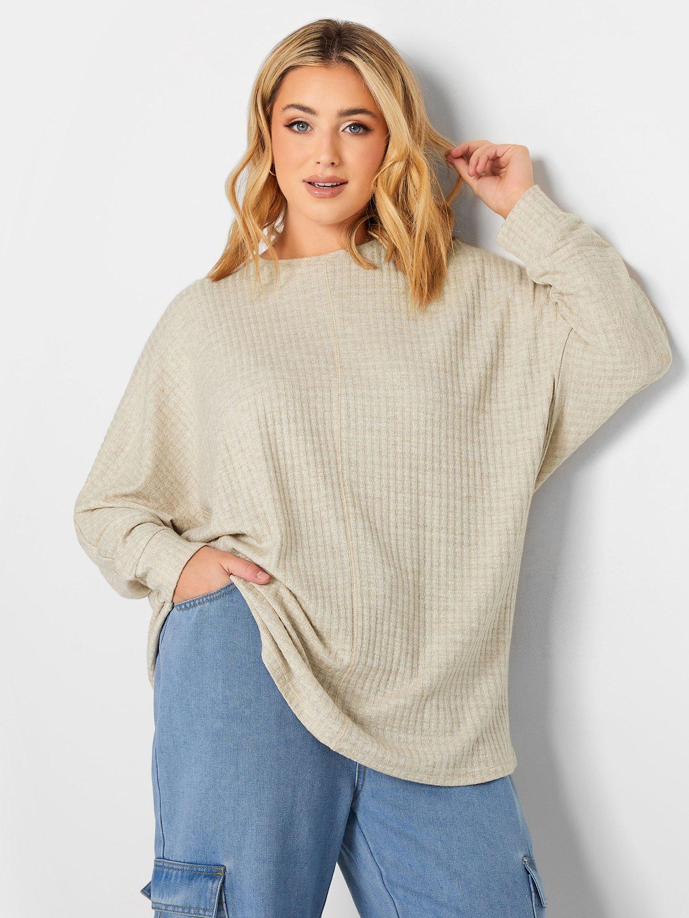 Yours Soft Touch Ribbed Top Ivory | Very