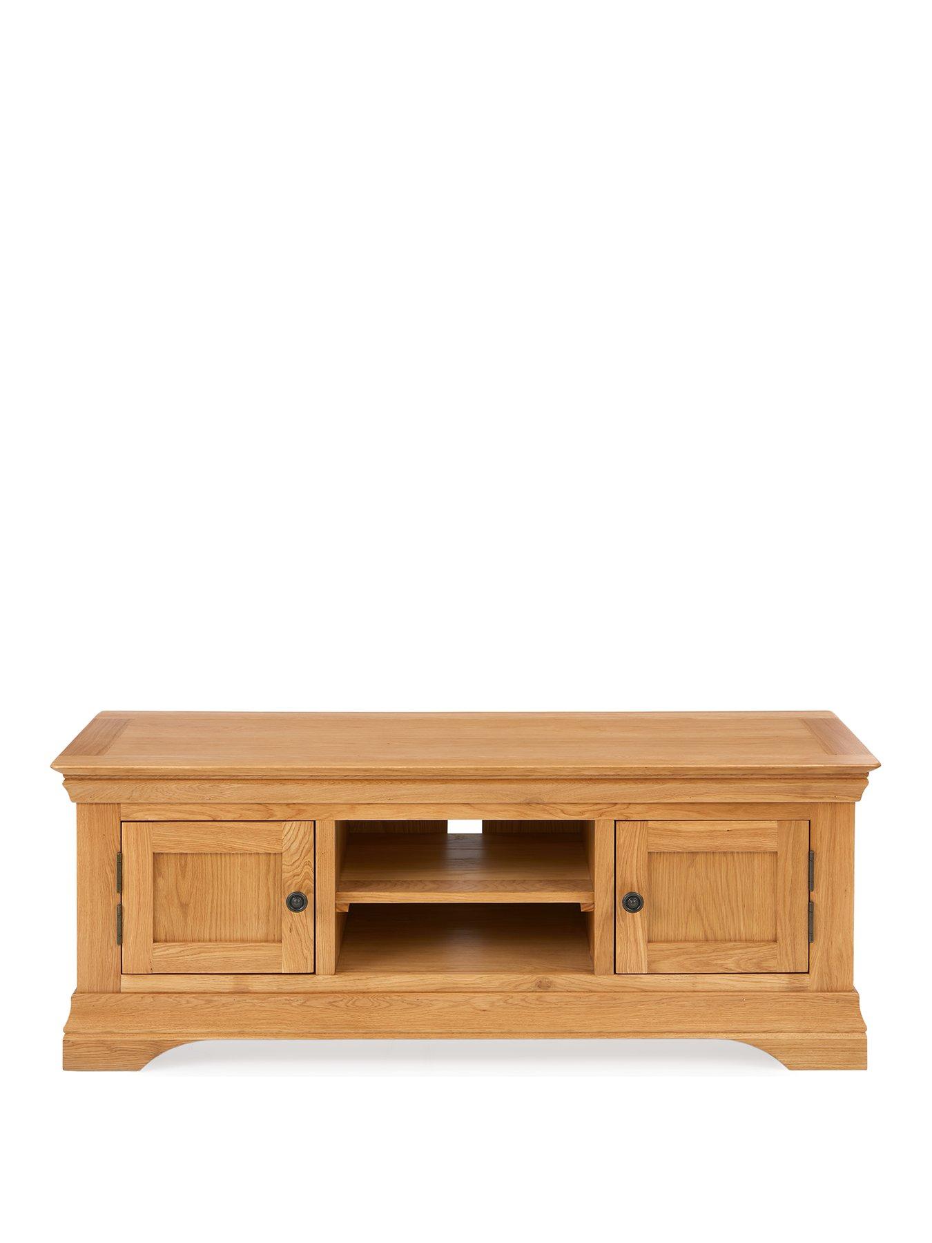 Very Home New Constance Ready Assembled Oak TV Unit - fits up to 50 ...