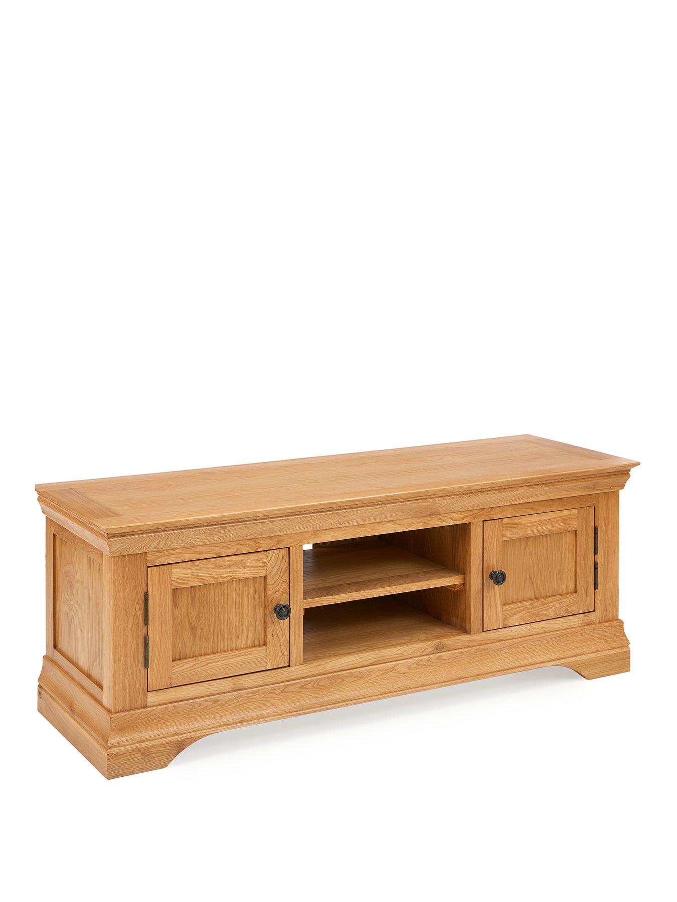 Very Home New Constance Ready Assembled Oak TV Unit - fits up to 50 ...