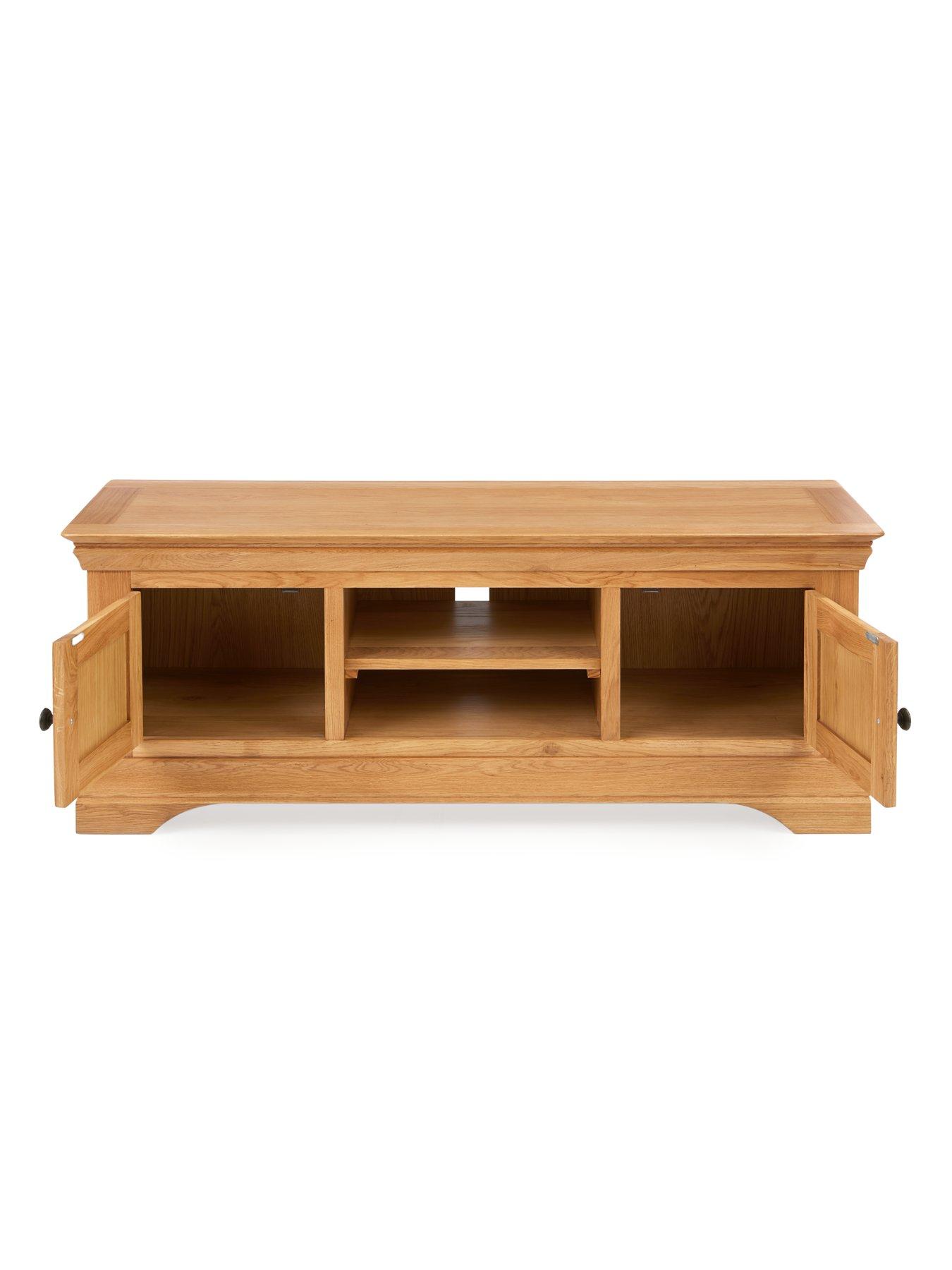 Very Home New Constance Ready Assembled Oak TV Unit - fits up to 50 ...
