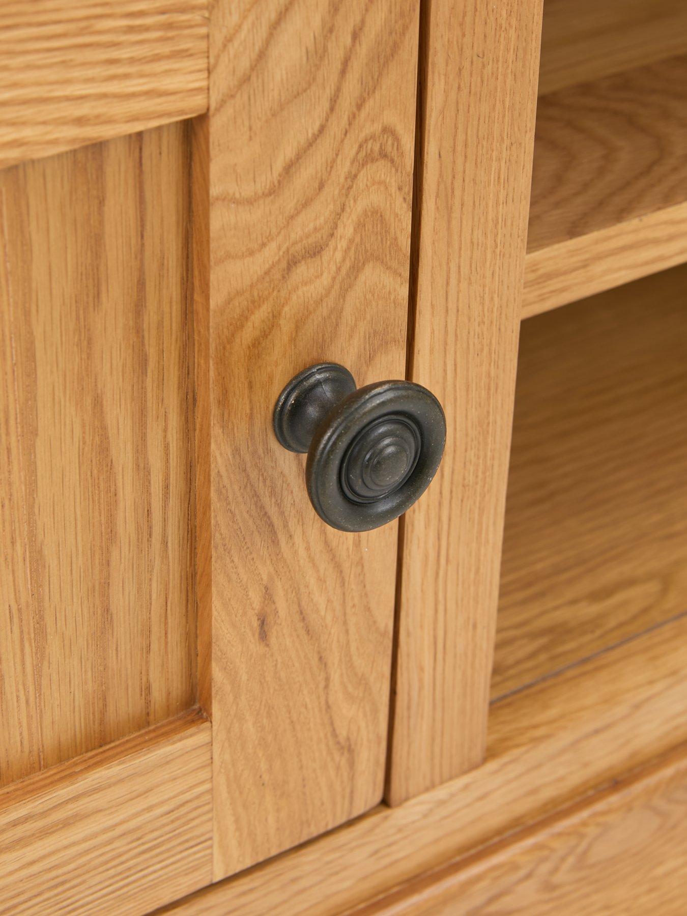 Very Home New Constance Ready Assembled Oak TV Unit - fits up to 50 ...