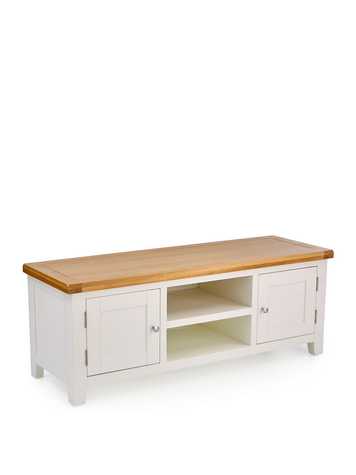 Very Home Hamilton Ready Assembled 2 Door TV Unit - fits up to 50 inch ...