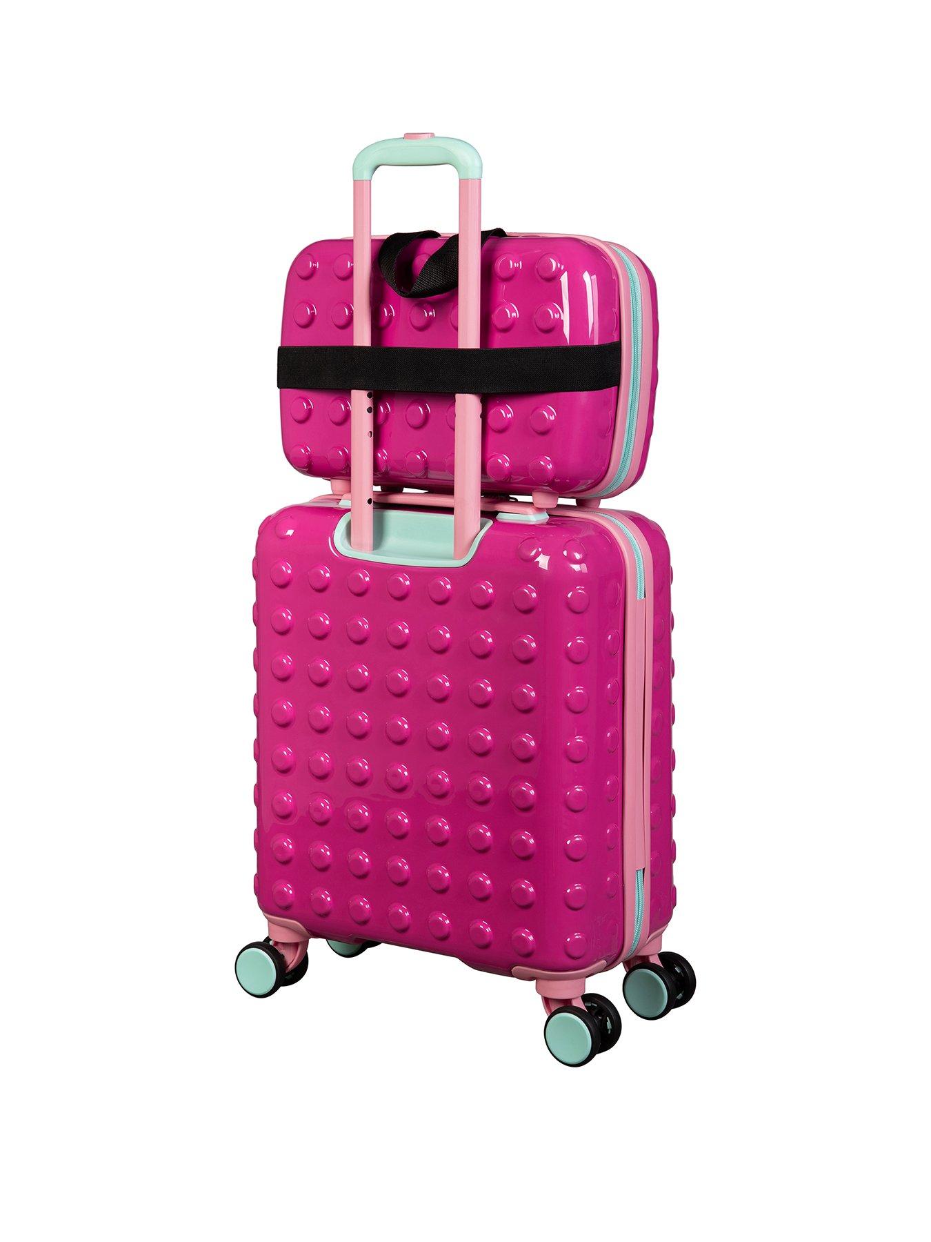 it Luggage Bobble Bloc Raspberry Rose Kiddies Suitcase Set | Very